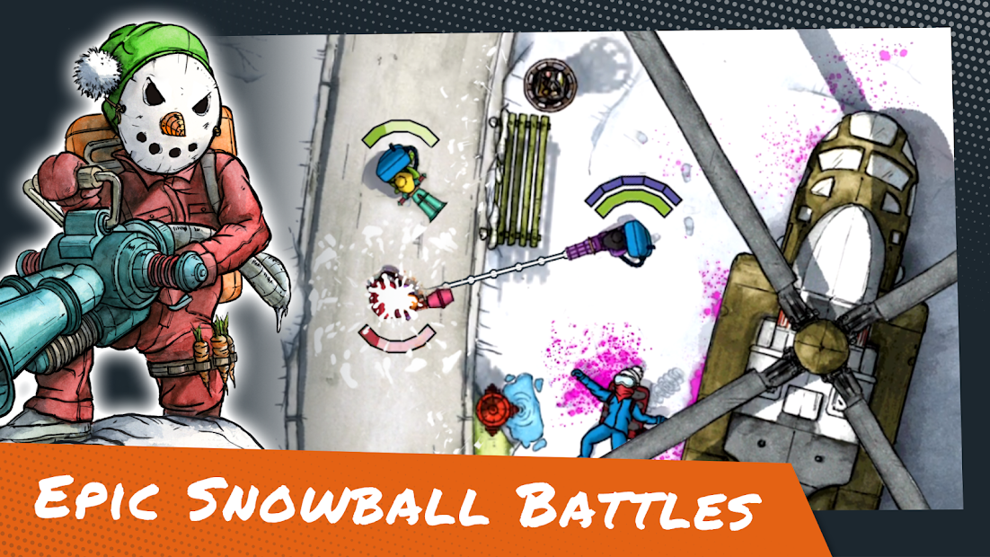 Download Snowsted Royale - Arcade Multiplayer 2D Shooter android on PC
