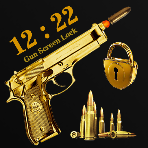 Download Pistol Gun Lock Screen 2023 android on PC