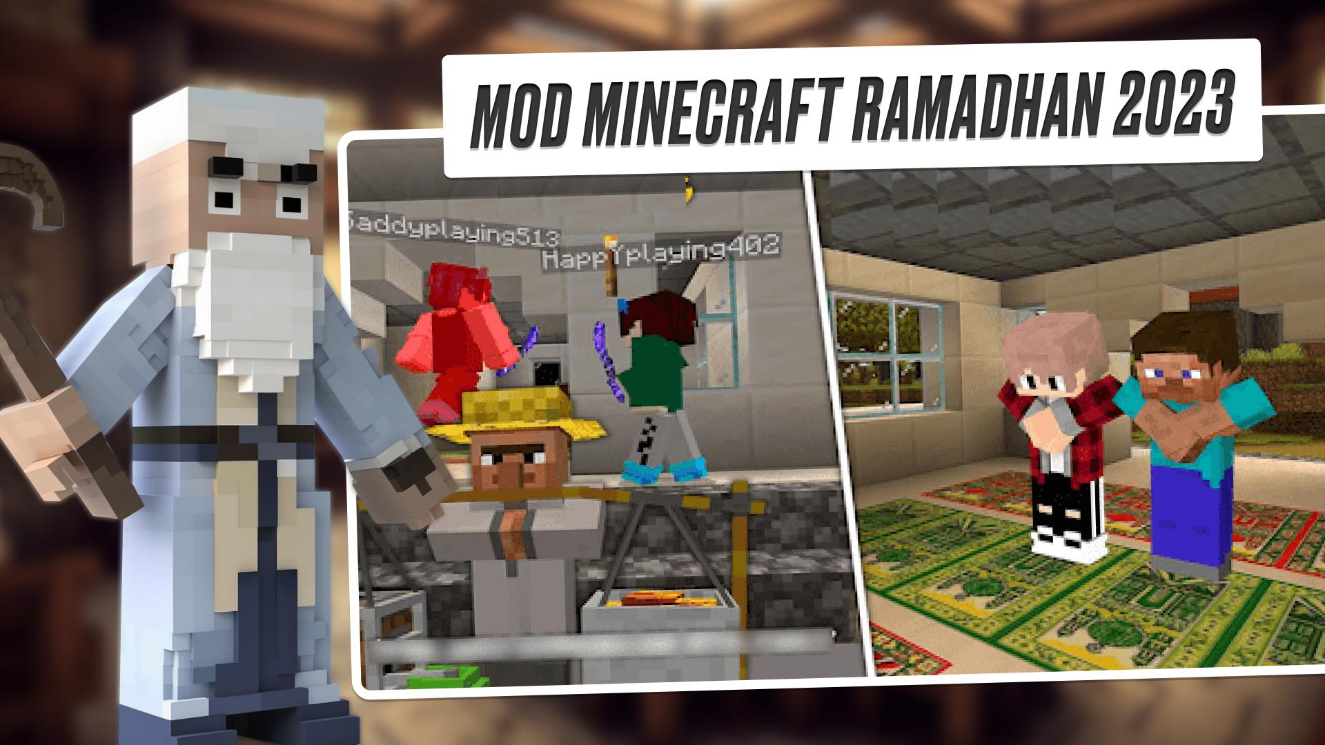Download Mod Minecraft Ramadhan 2023 android on PC