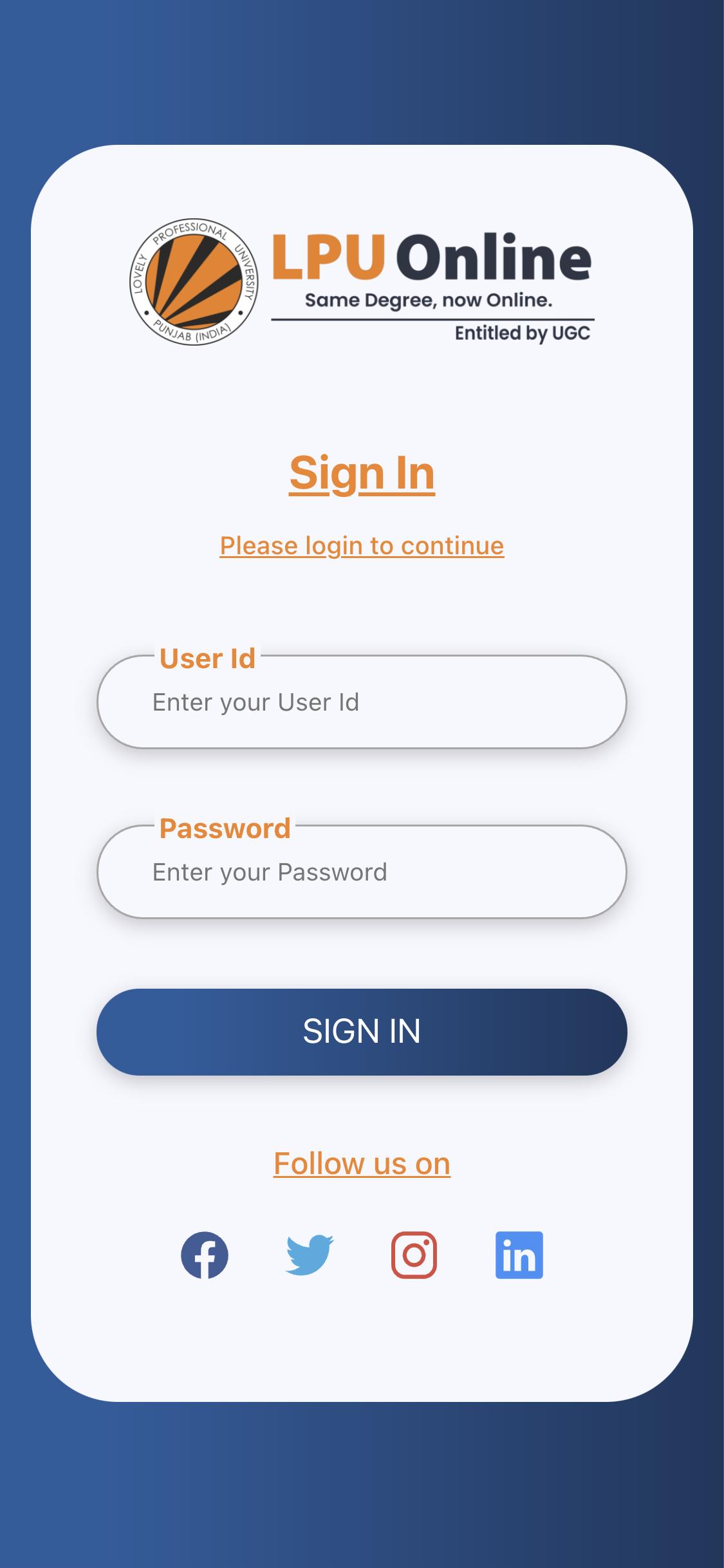 Download LPU Online android on PC