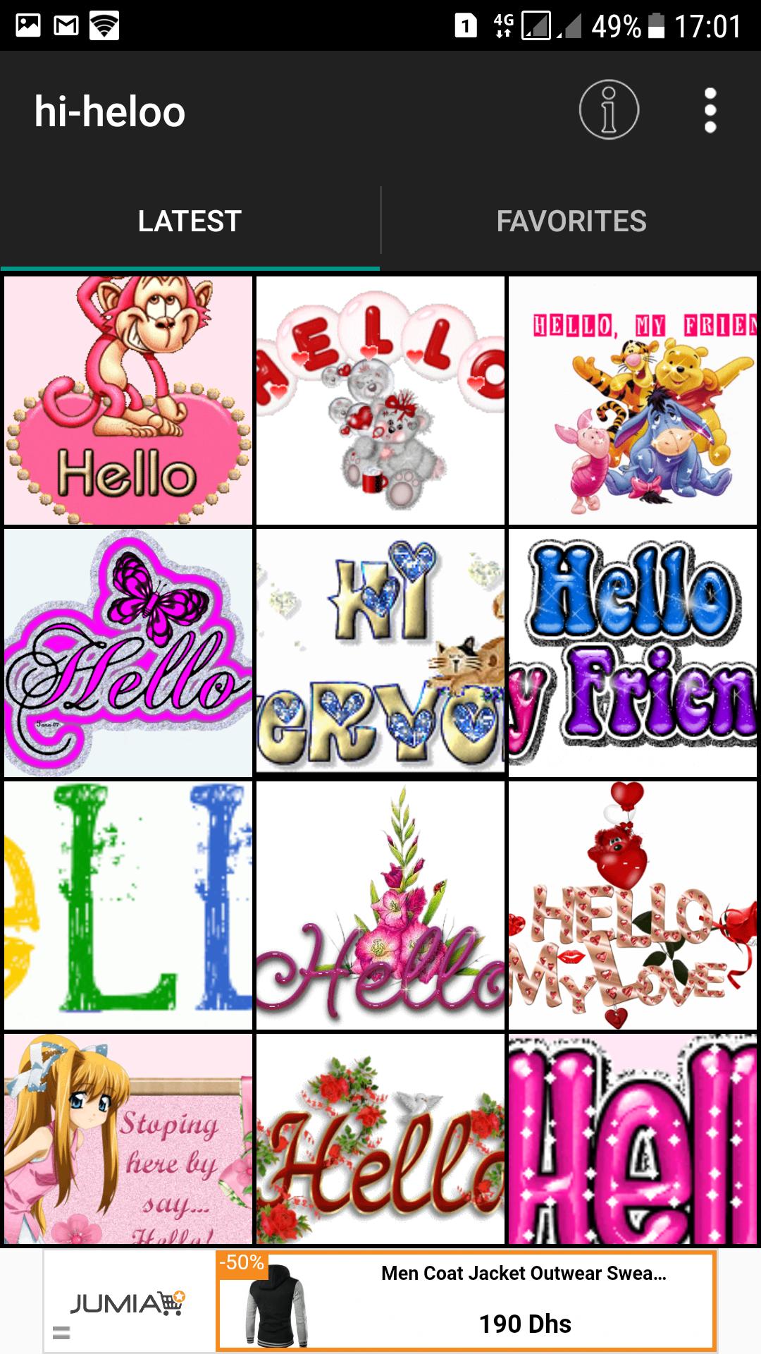 Download Hi Hello animated images gif android on PC