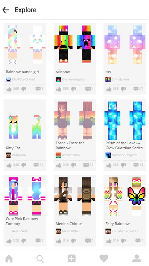 Download Rainbow Skins For Minecraft android on PC