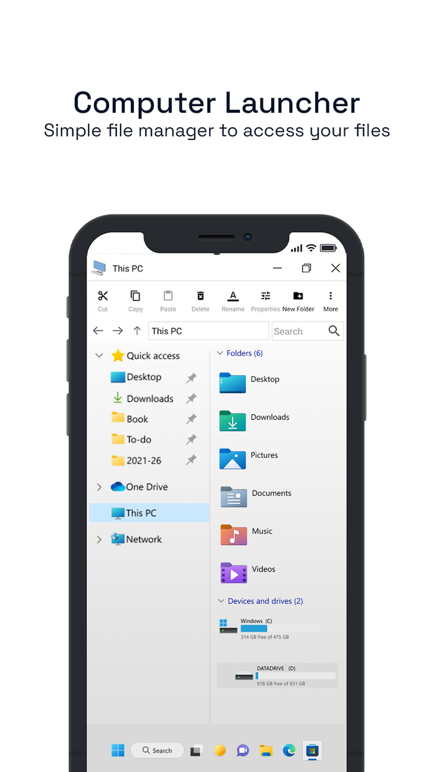 Download Computer Launcher android on PC