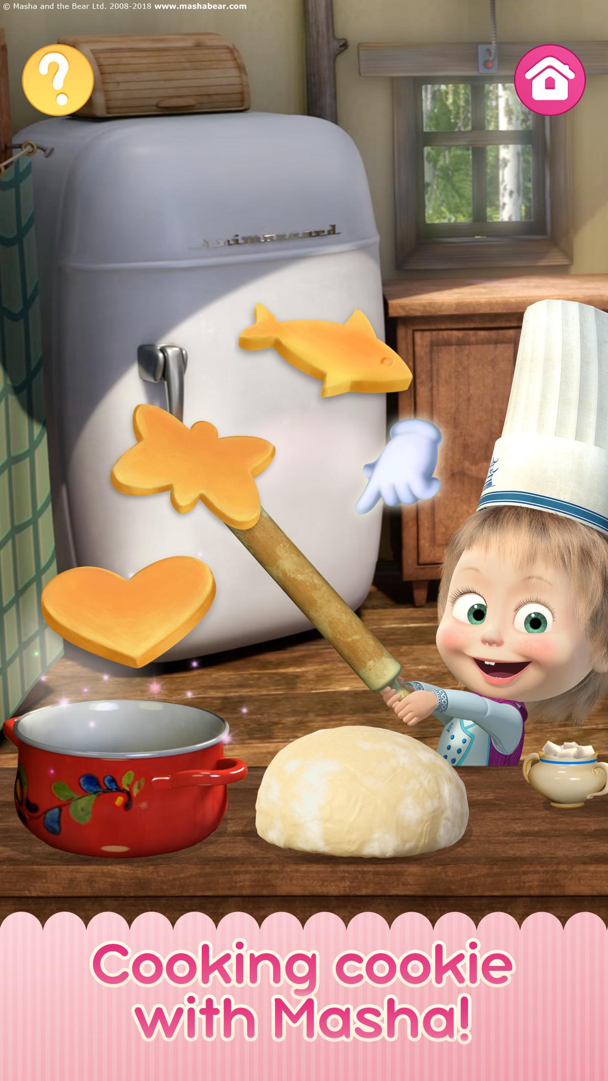 Unduh Masha and the Bear Child Games: Cooking Cookie di PC | Resmi GameLoop