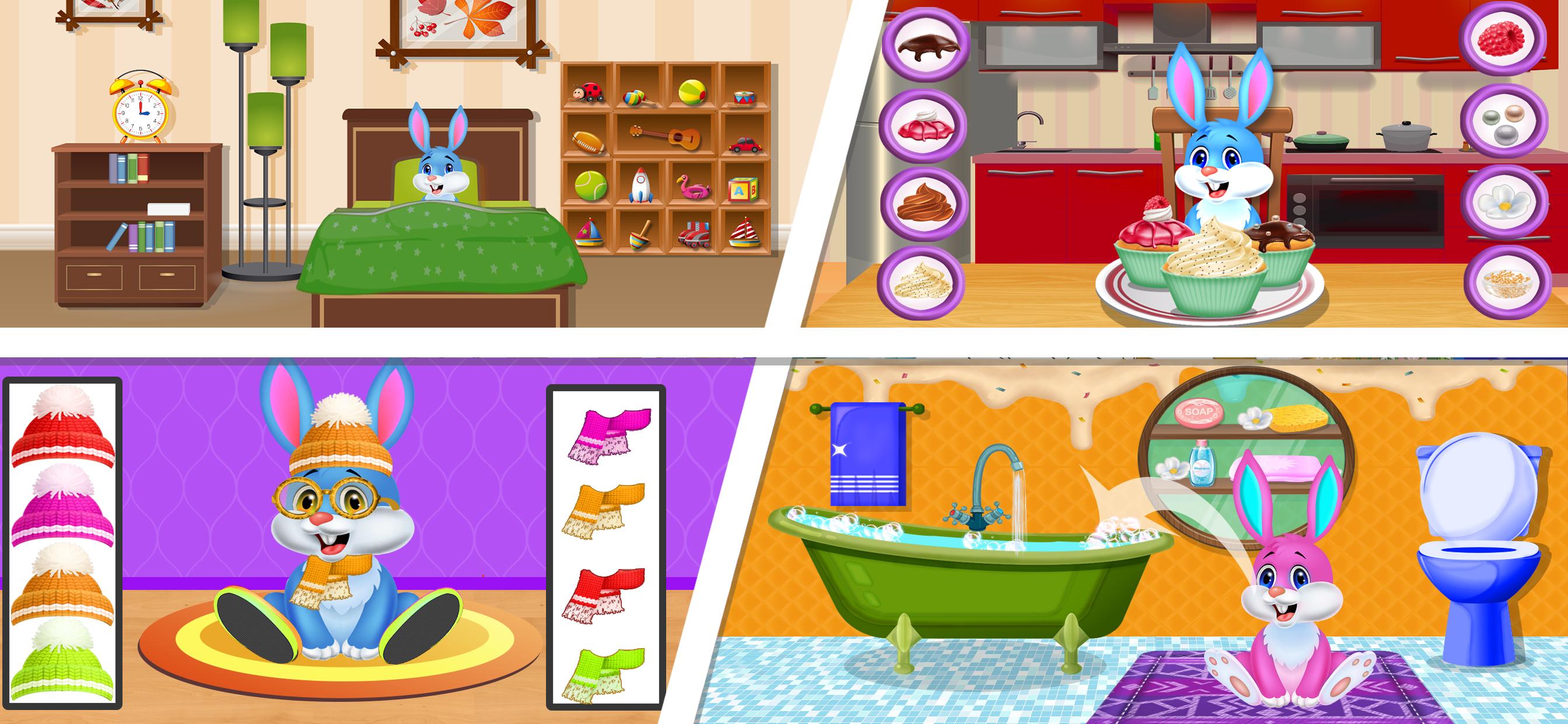 تنزيل Bunny Friend: Rabbit Dress Up على جهاز الكمبيوتر | مسؤول GameLoop