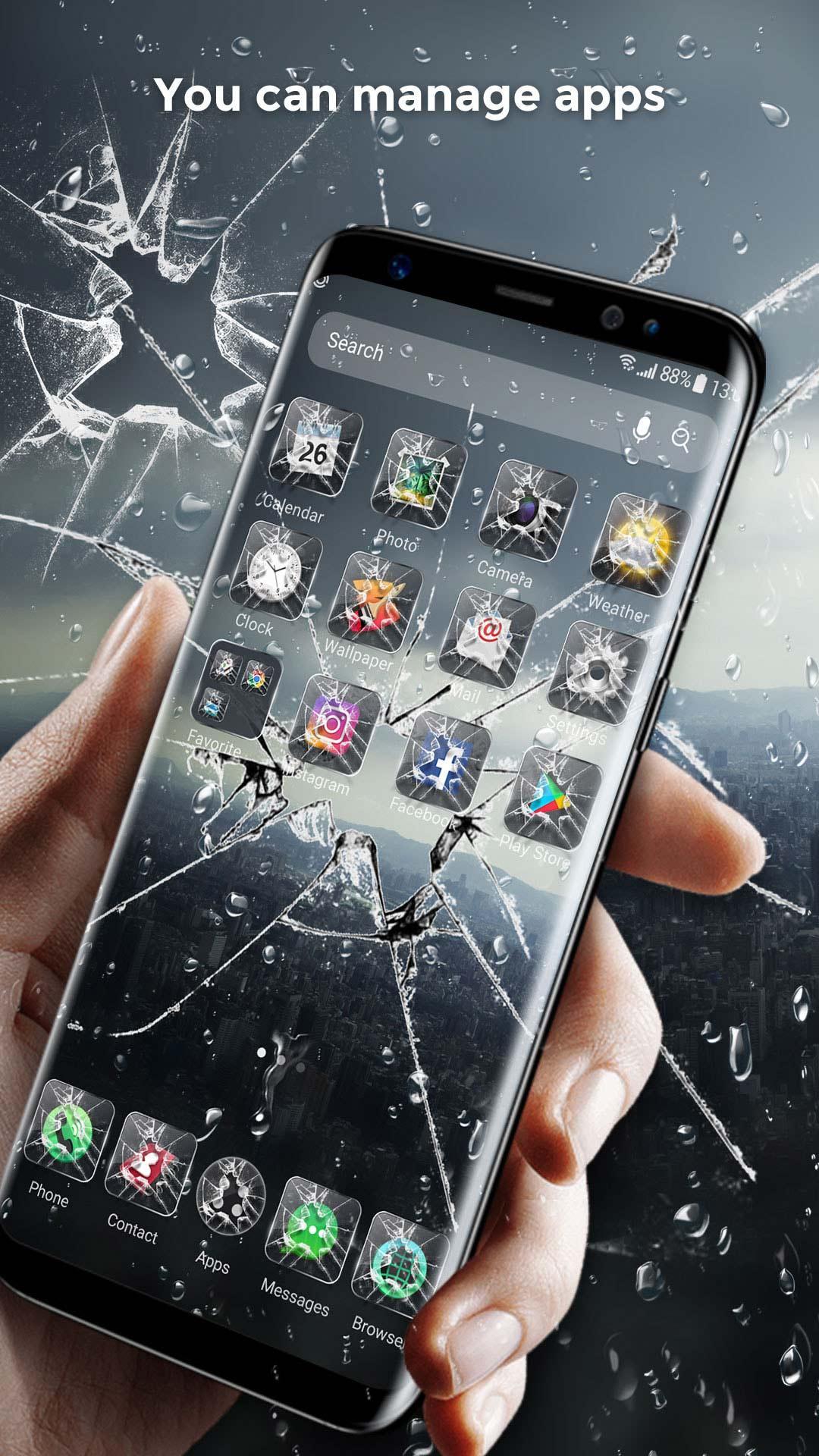在電腦上下載Broken Screen Glass Launcher for Android | GameLoop官方網站