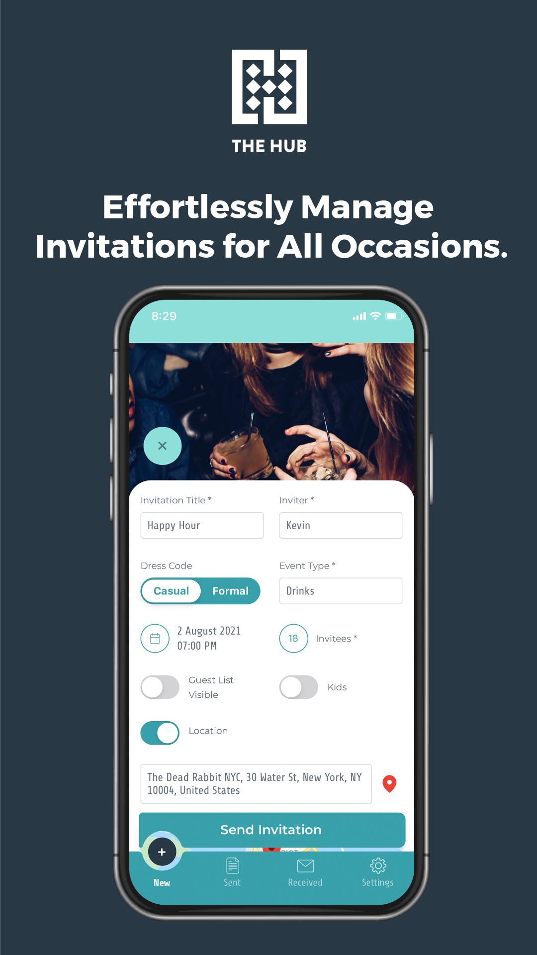 تنزيل Hub App Party Invitation Maker على جهاز الكمبيوتر | مسؤول GameLoop