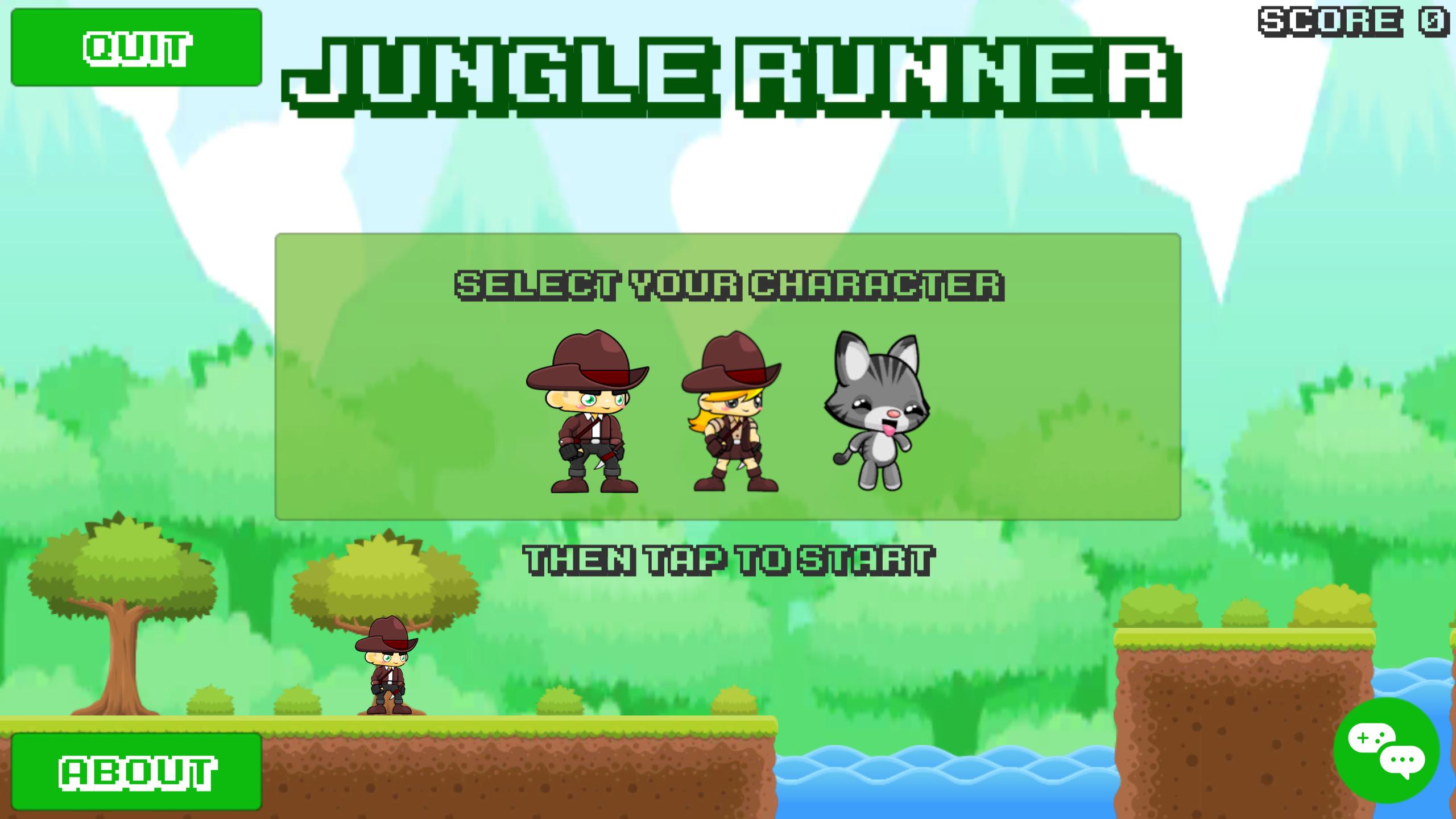Download 2D Jungle Runner android on PC