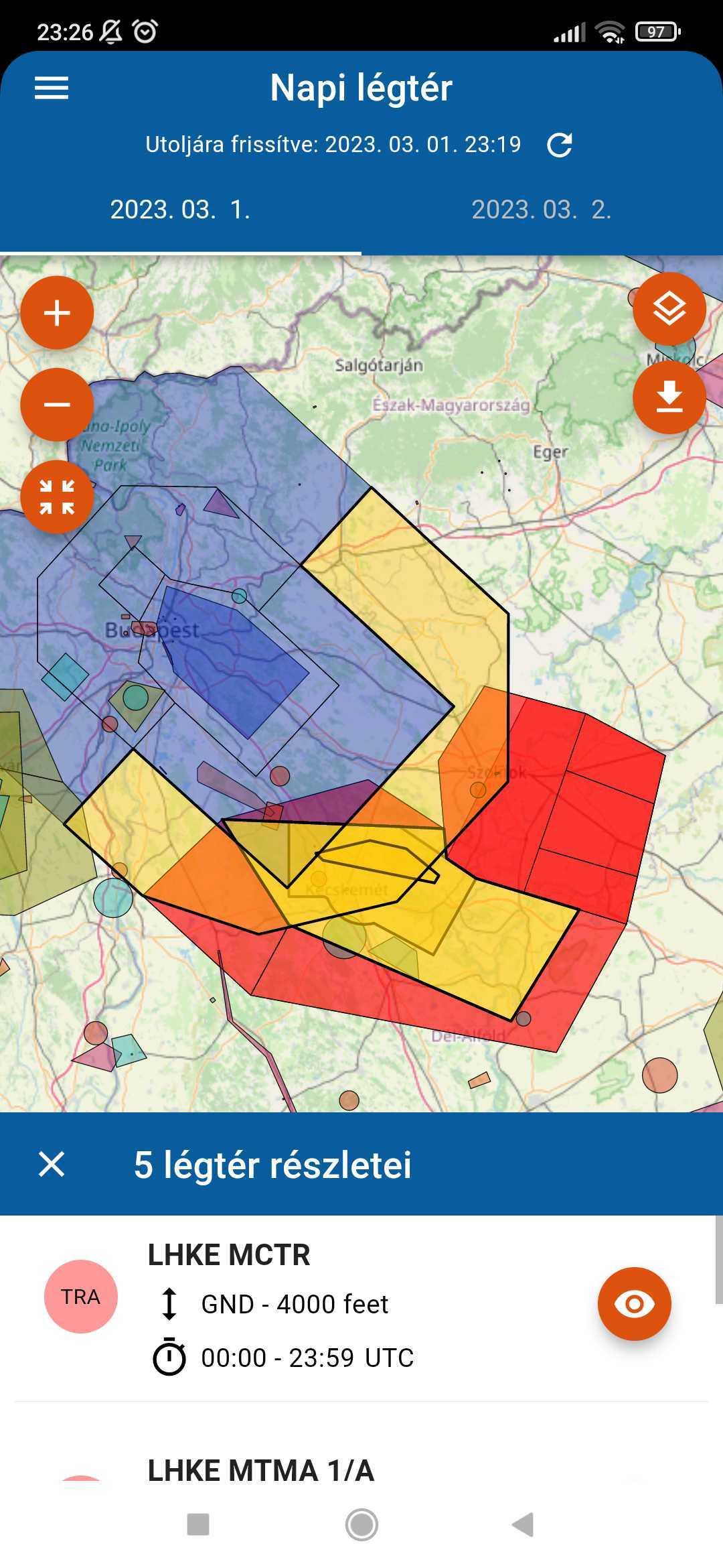 Download Napi légtér android on PC