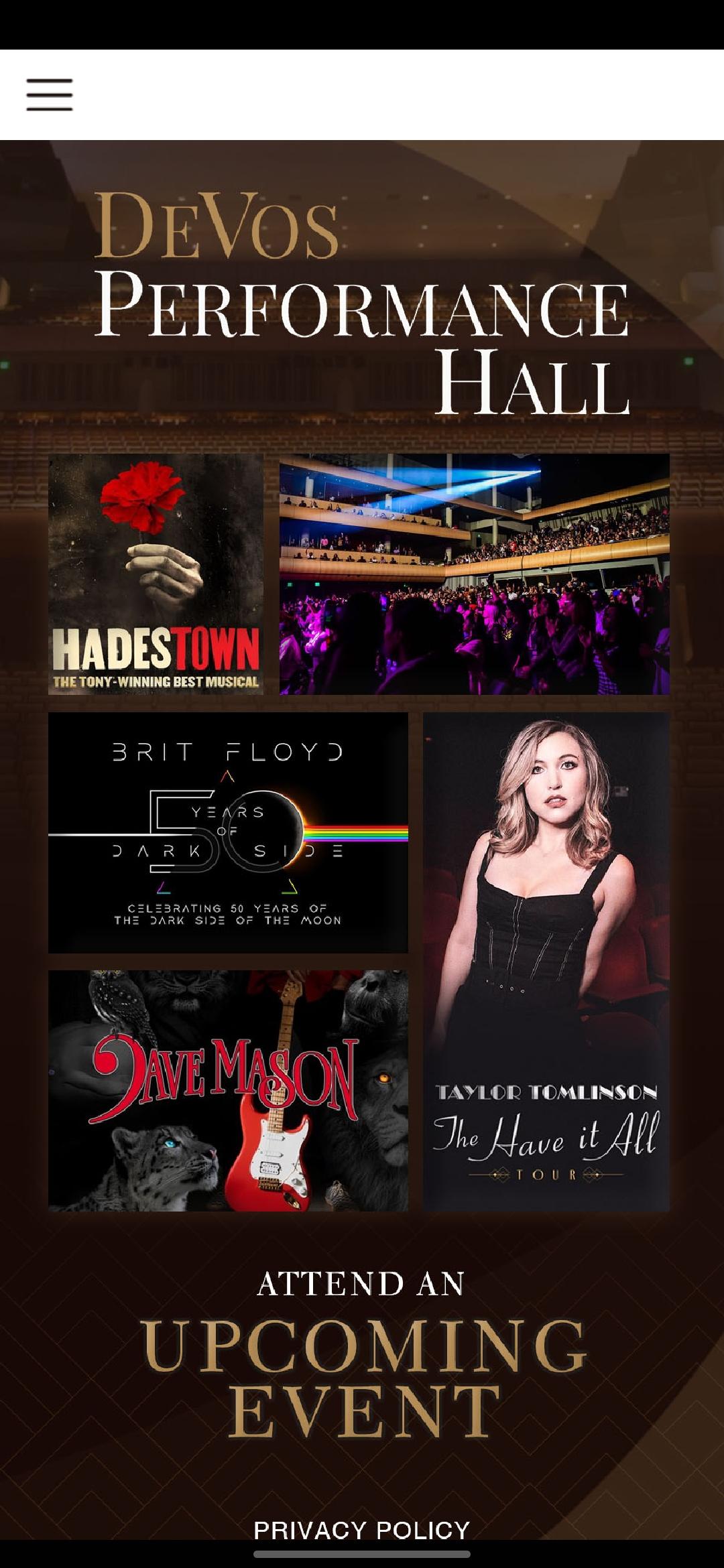 Download DeVos Performance Hall android on PC