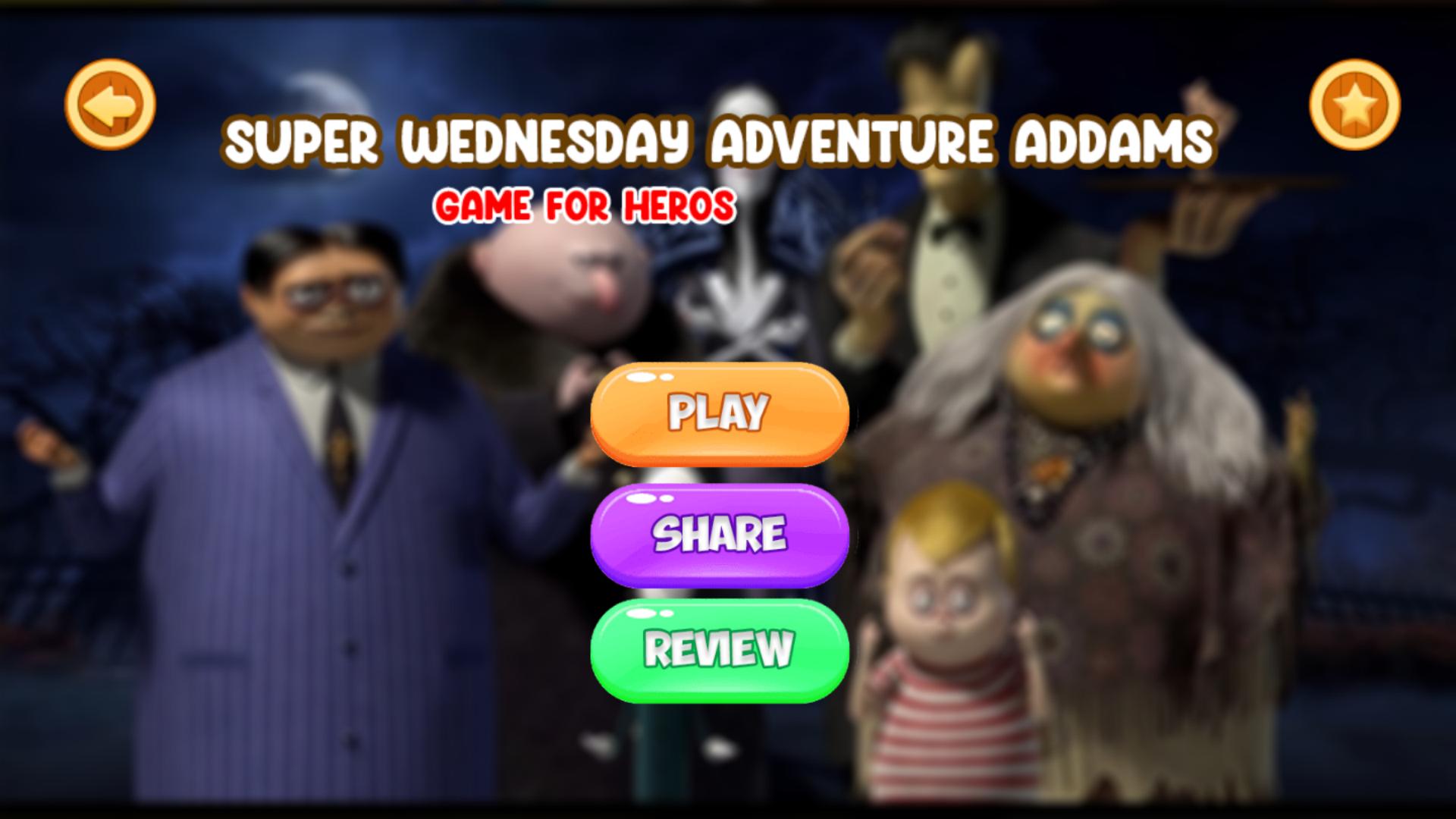 Download Super Wednesday Game Addams Go android on PC