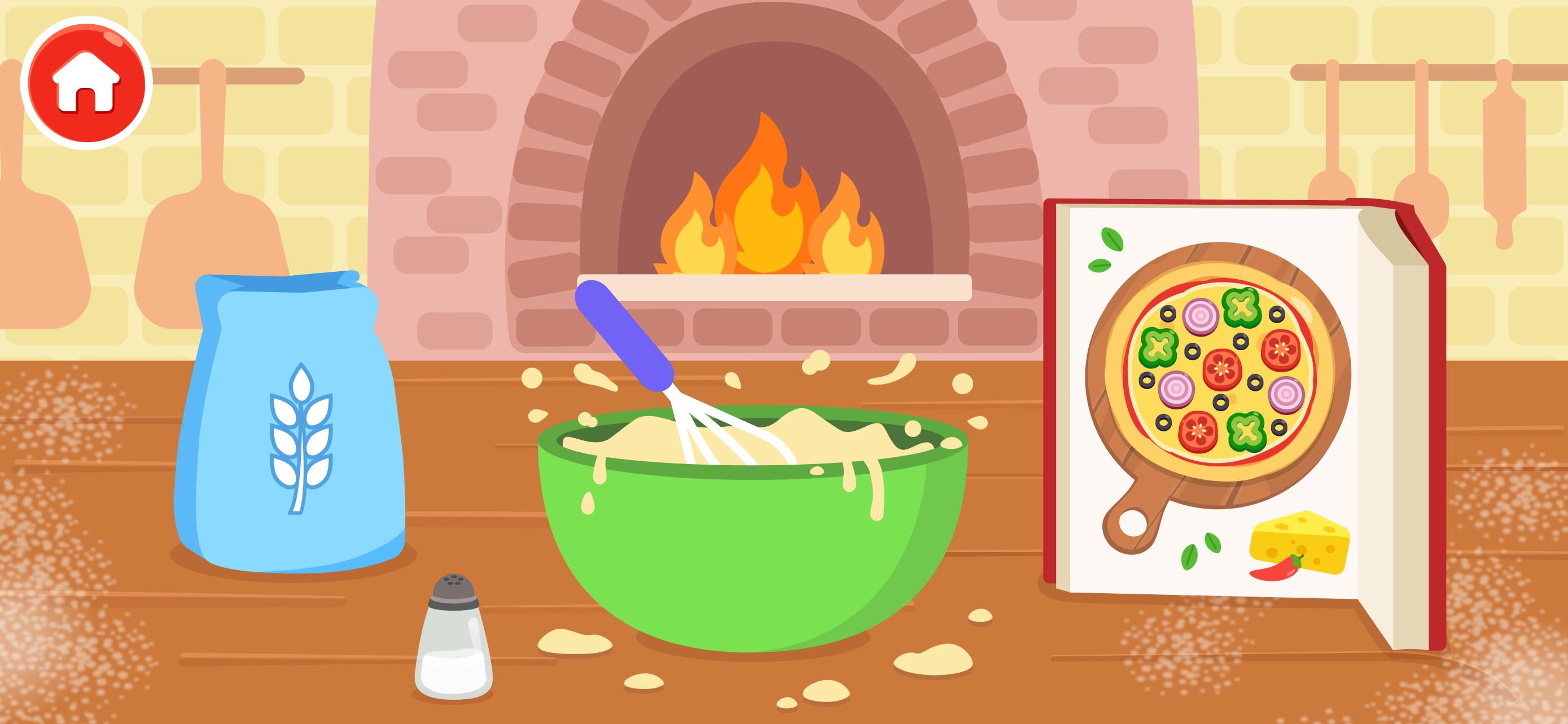 Download Pizza Cooking Games for Kids android on PC