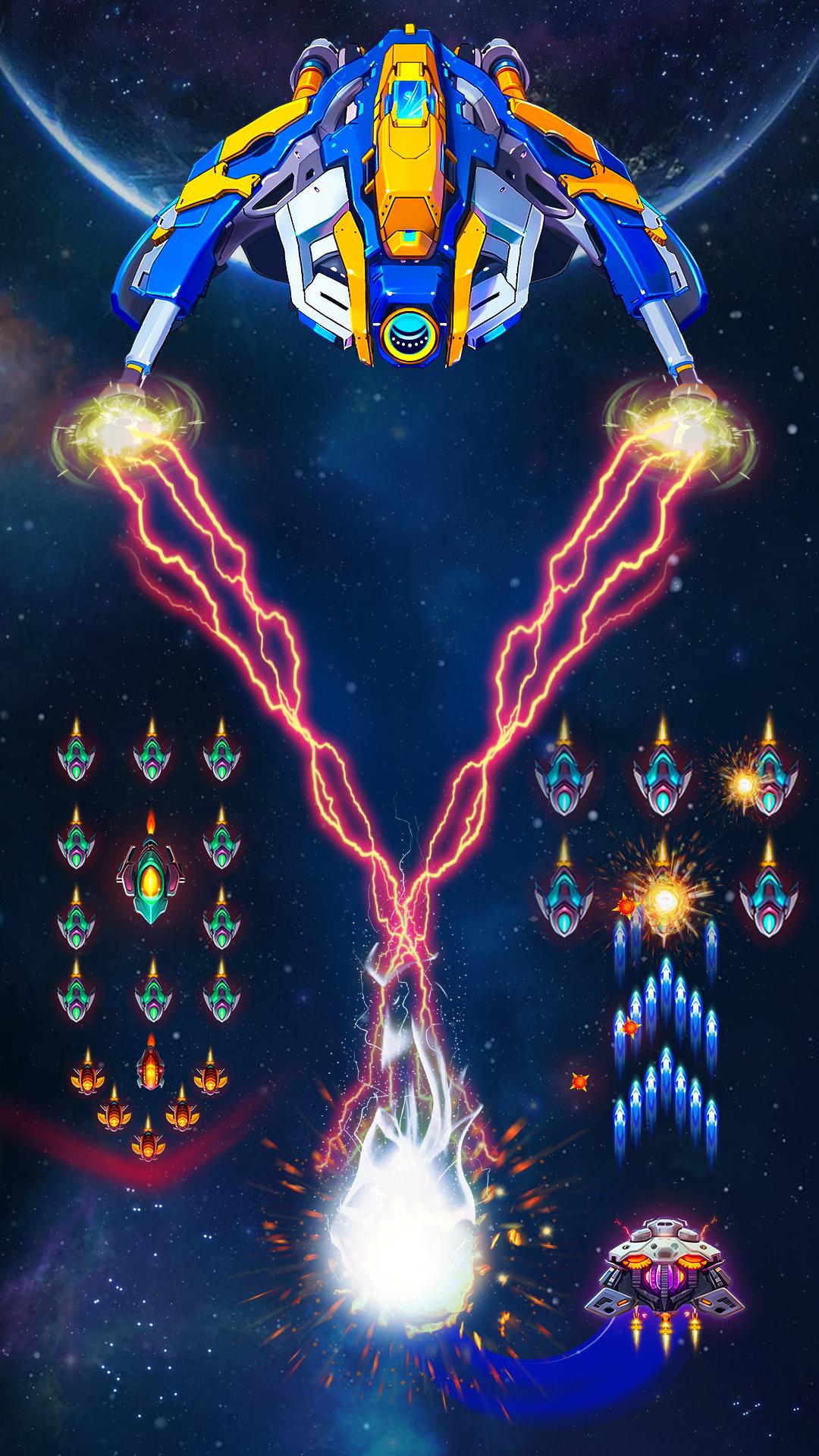 Download Sky Attack Space Shooter War android on PC
