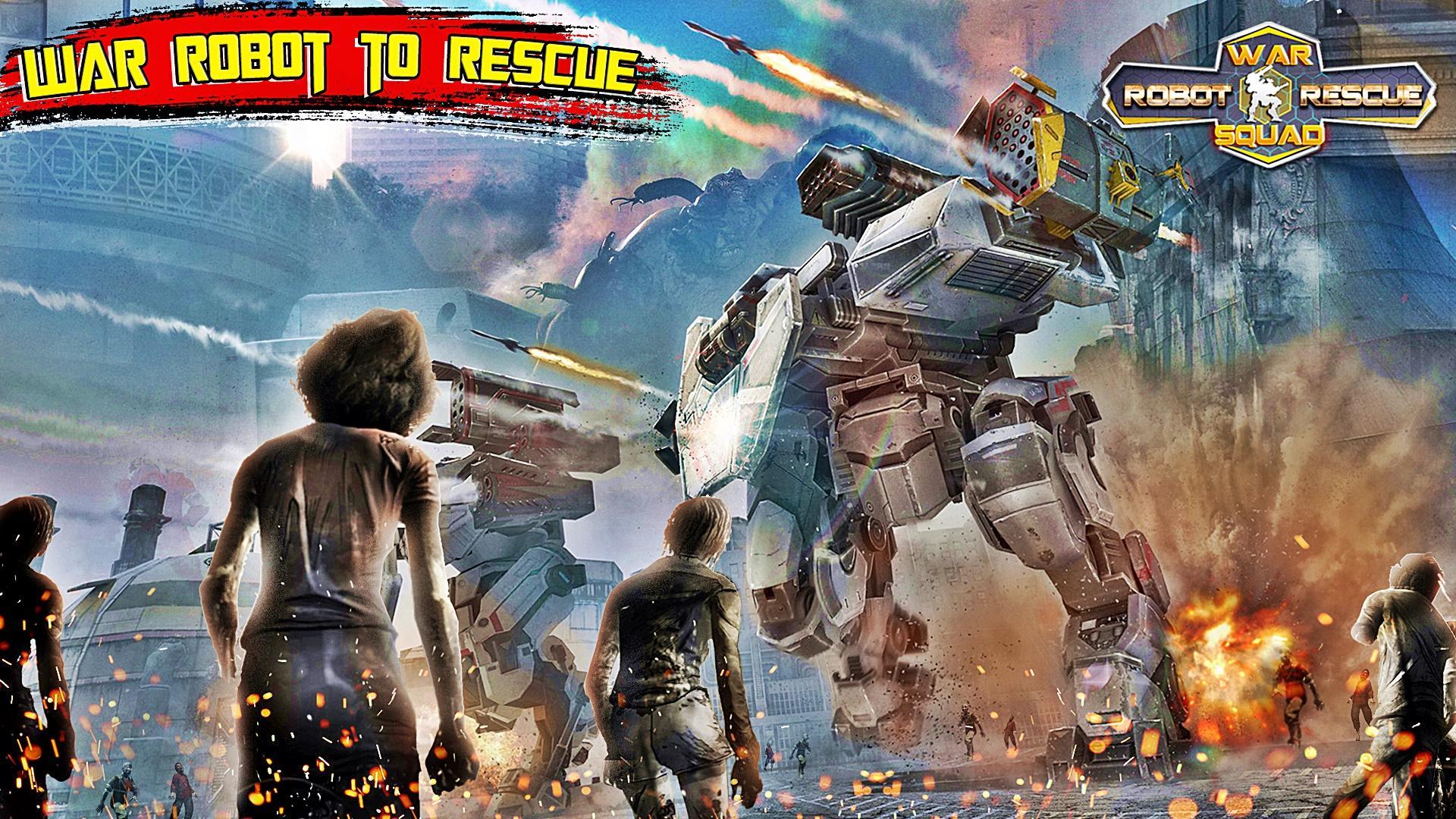 Download War Robot Rescue Squad android on PC
