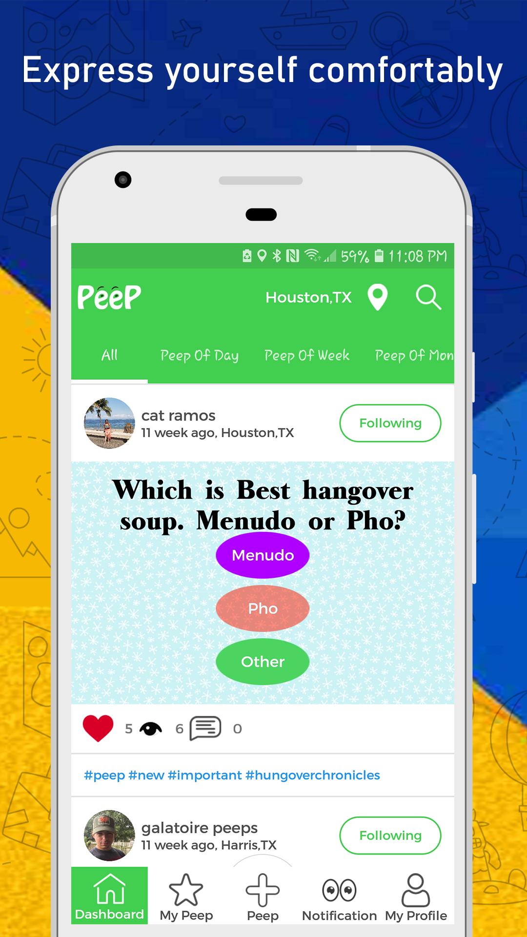 Download Peep android on PC