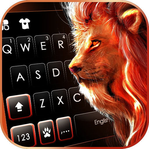 Download King Lion Keyboard Background android on PC