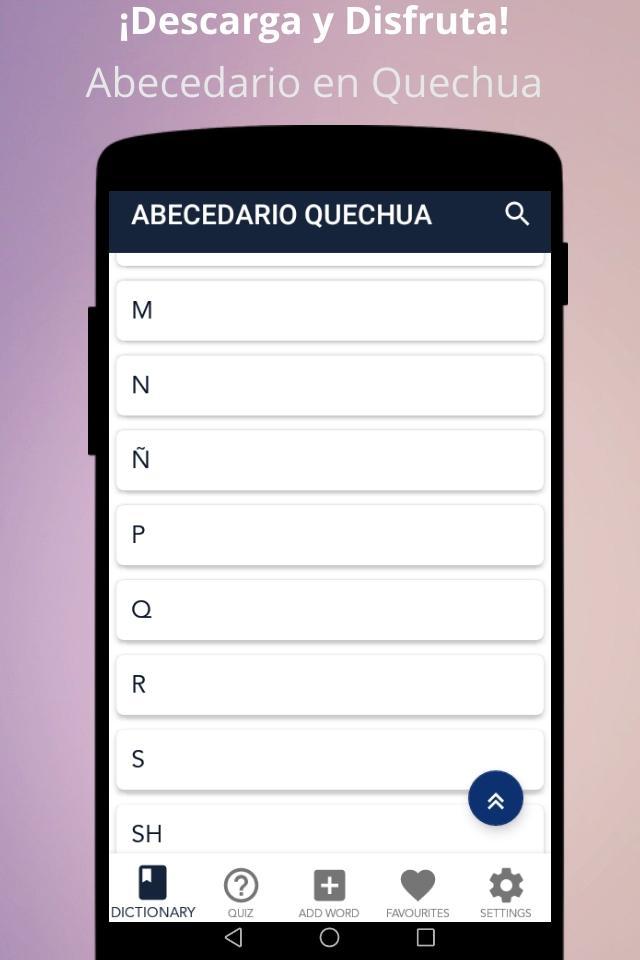 Download Abecedario in Quechua android on PC