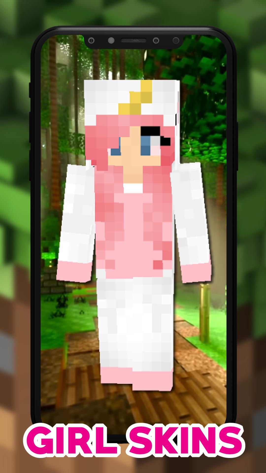 Download Cute Girl Skins for MCPE android on PC