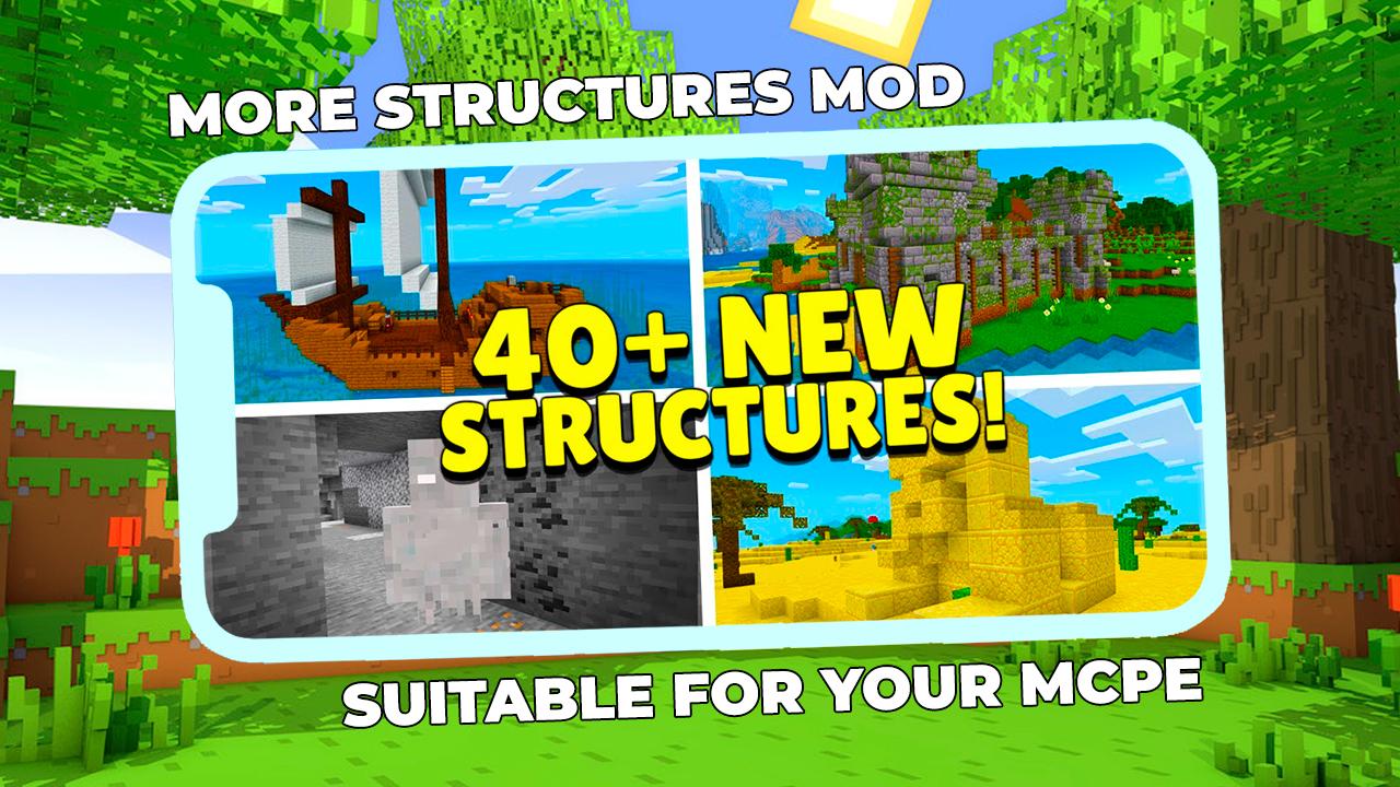Download More Structures Mod Minecraft android on PC