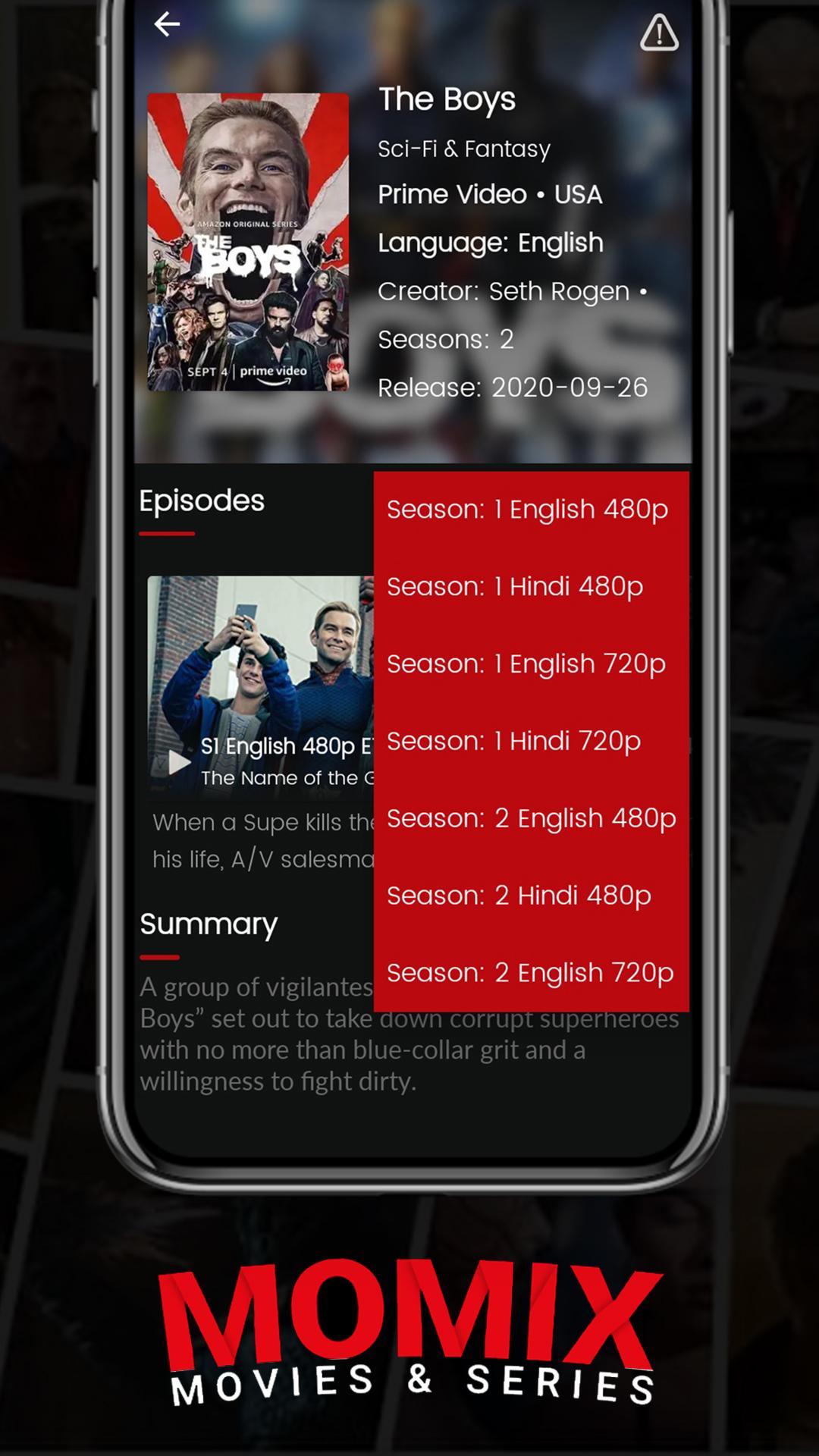 Download Momix Movies and Live TV Shows android on PC