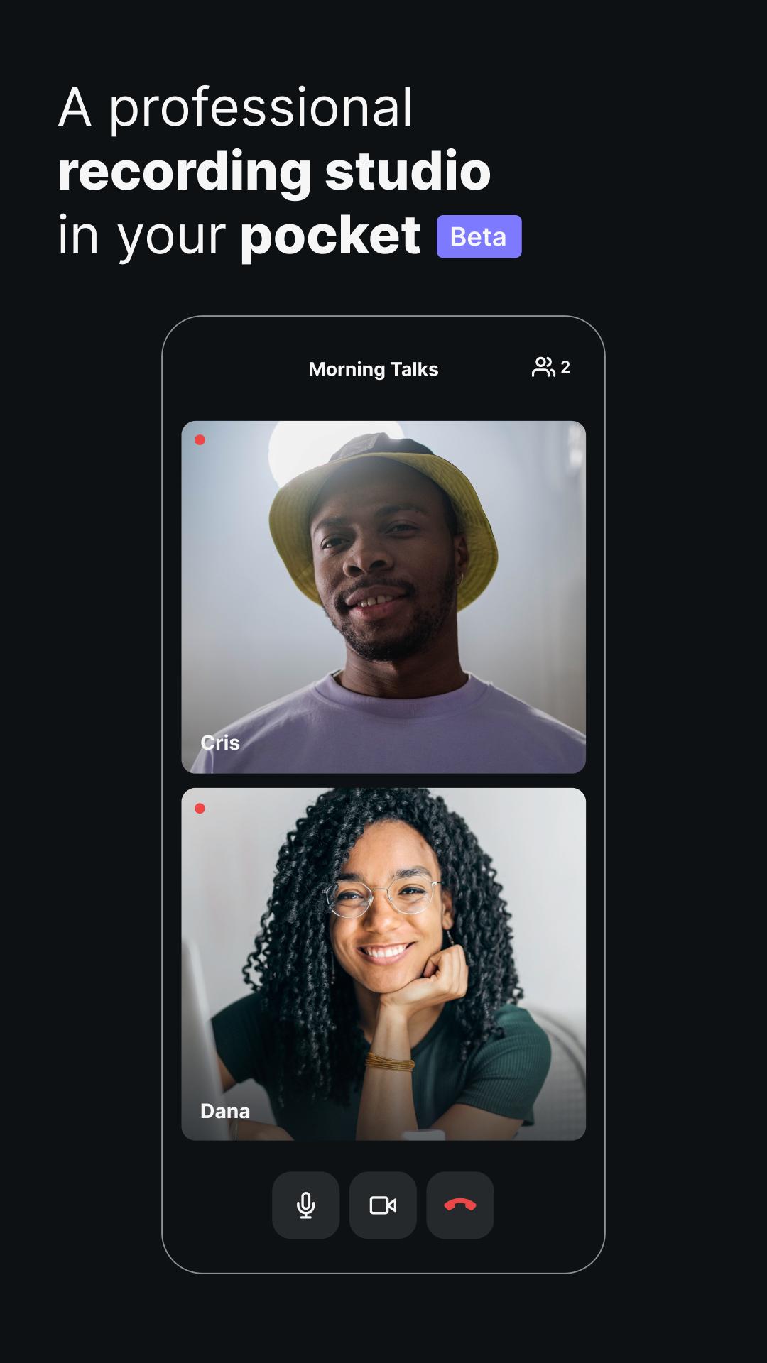 Download Riverside: Record podcasts android on PC