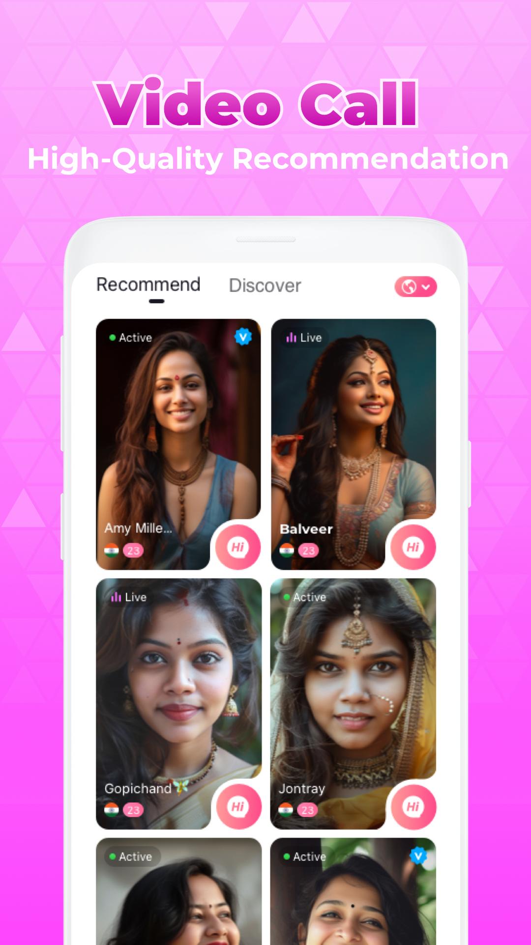 Download BoloJi Pro: Live Call & Chat android on PC