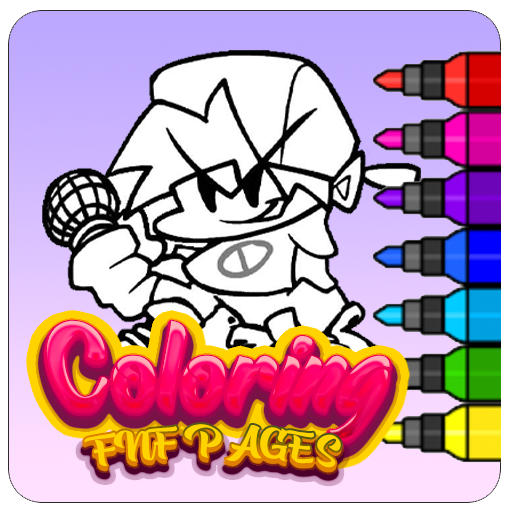 Download FNF coloring pages android on PC