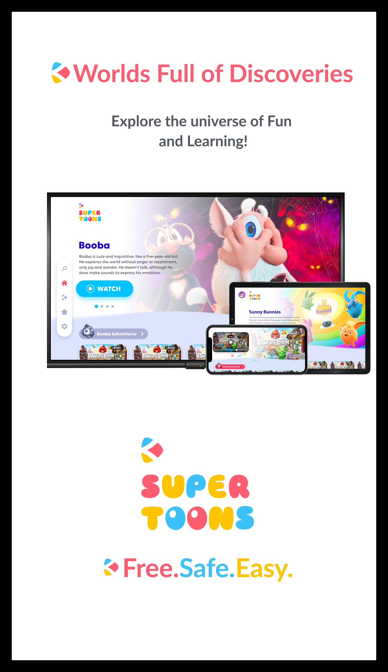 Baixe SuperToons - Kids TV Cartoons no PC | Oficial GameLoop