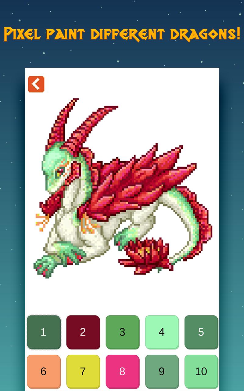 Muat turun Dragon Pixels Art – Dragon Color By Number pada PC ...
