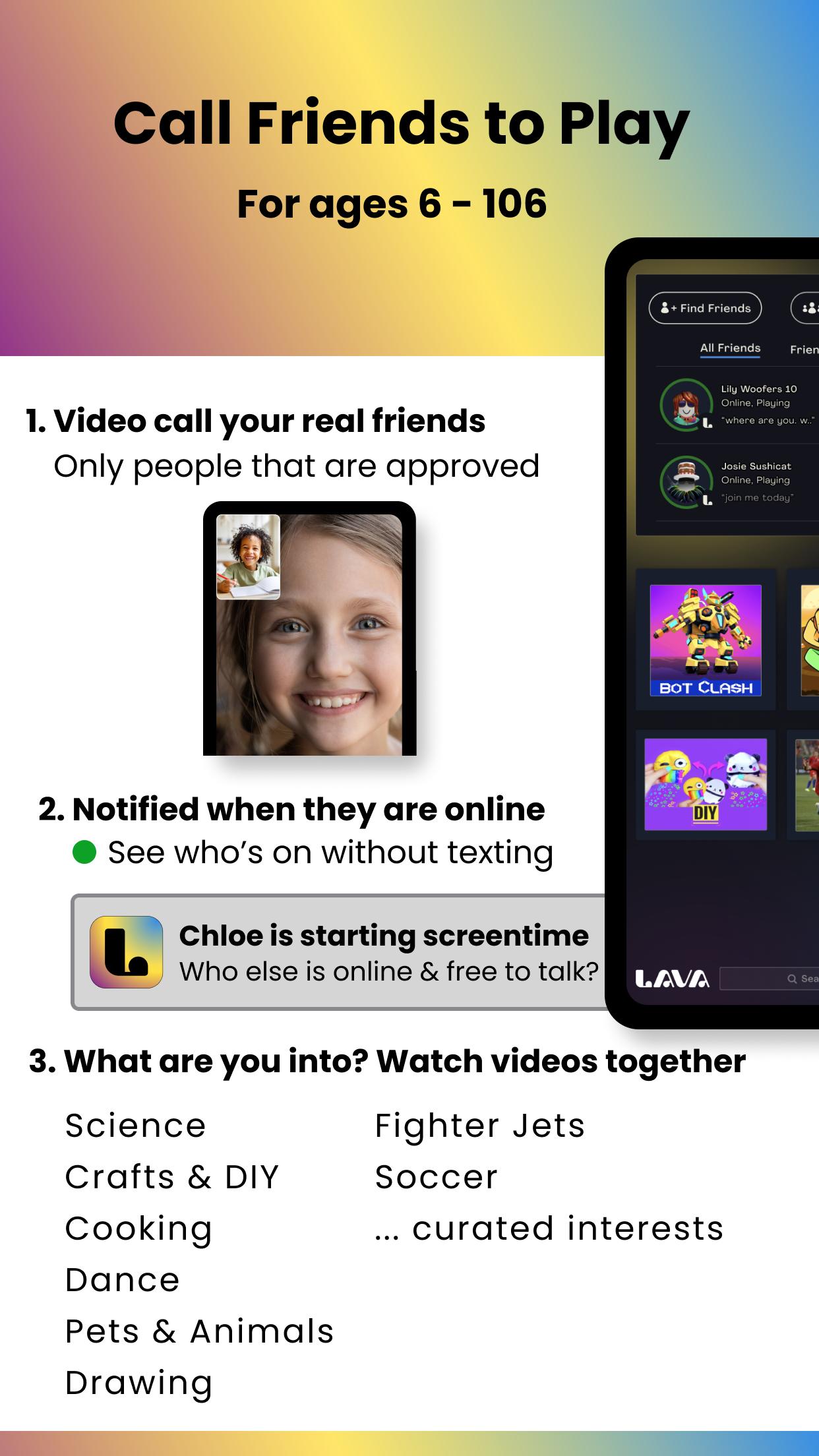 Download Lava — Call Friends to Play android on PC