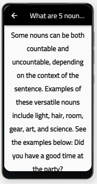 Download countable and uncountable noun android on PC