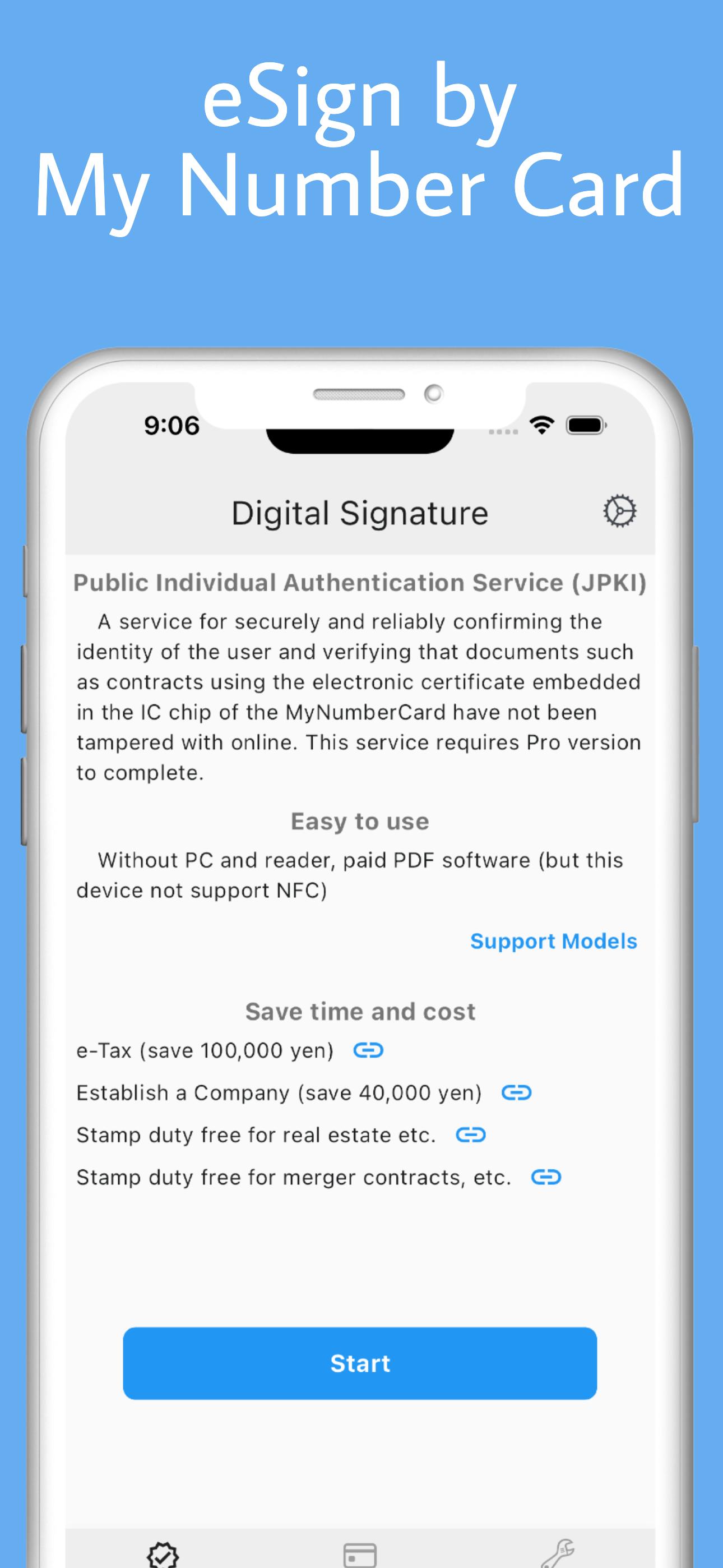 Download JPKI eSign signature on PDF android on PC