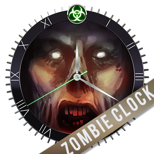 Download Clock Widget with Zombies android on PC