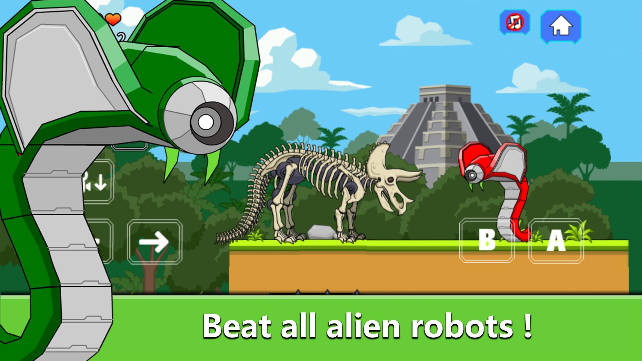 Download Triceratops Dinosaur Fossil Robot Age android on PC