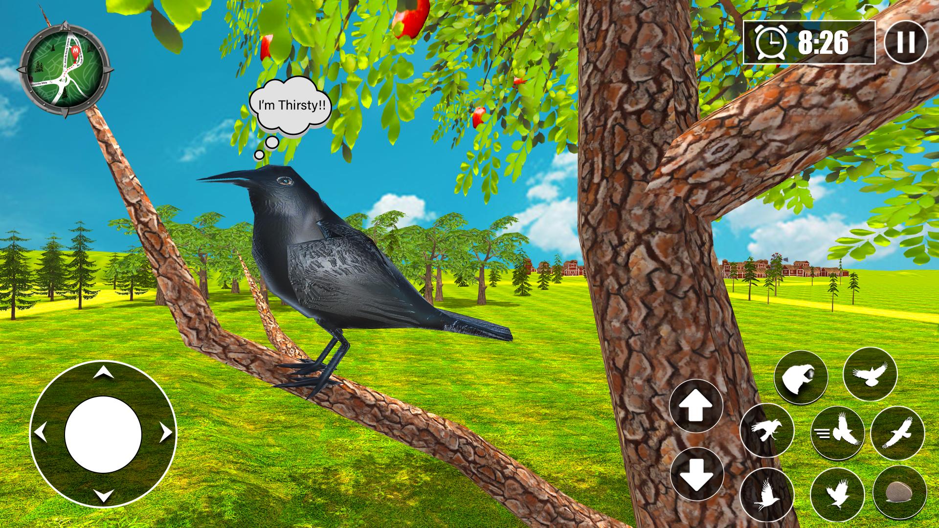 Download Thirsty Crow Sim: Bird Games android on PC