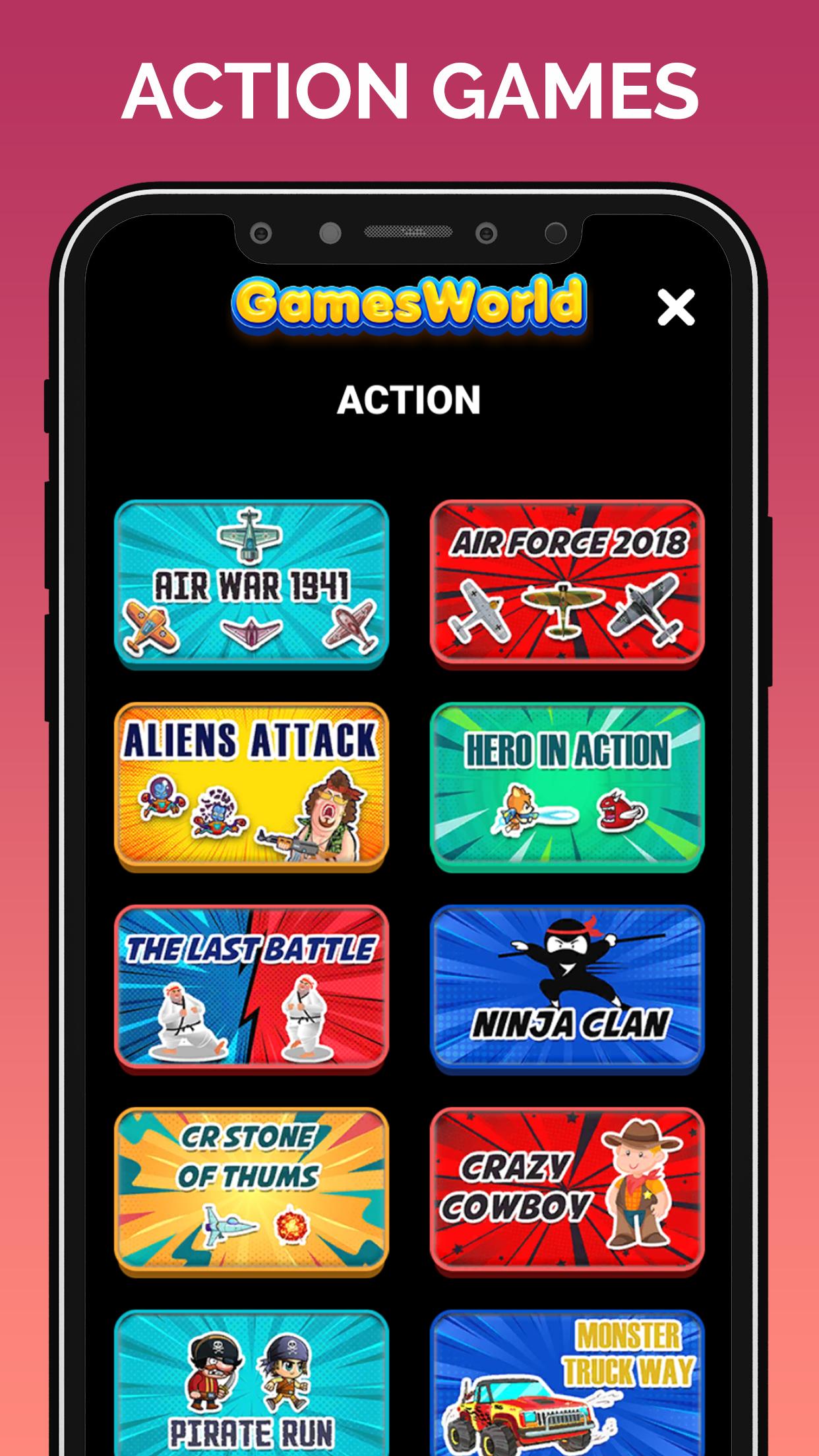 Download GamesWorld - King of All Games android on PC