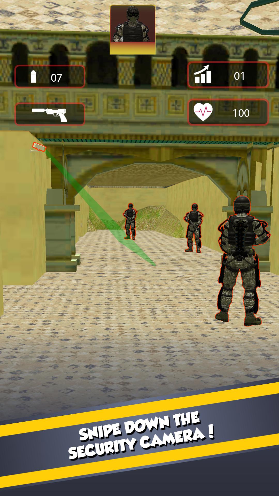 Download Sniper strike potrait shooting android on PC