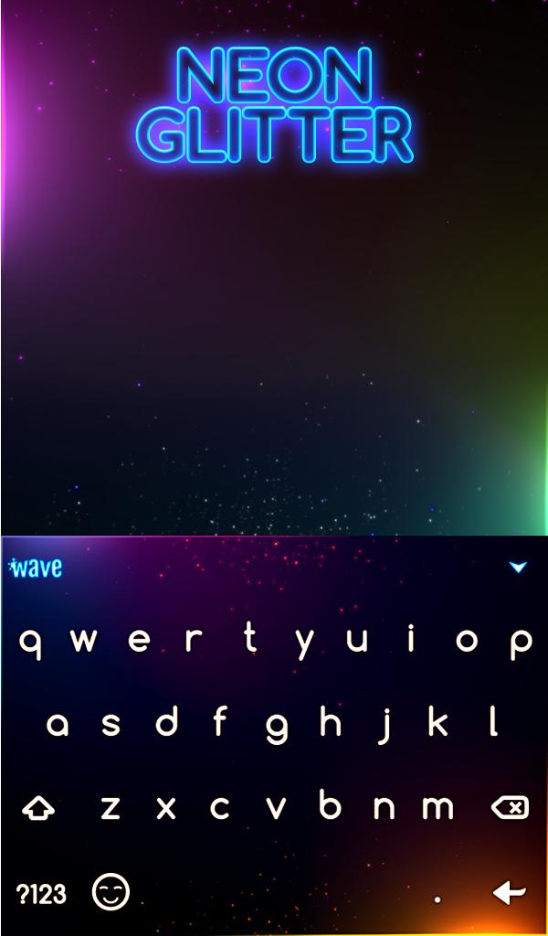 Download Neon Glitter Wallpaper android on PC