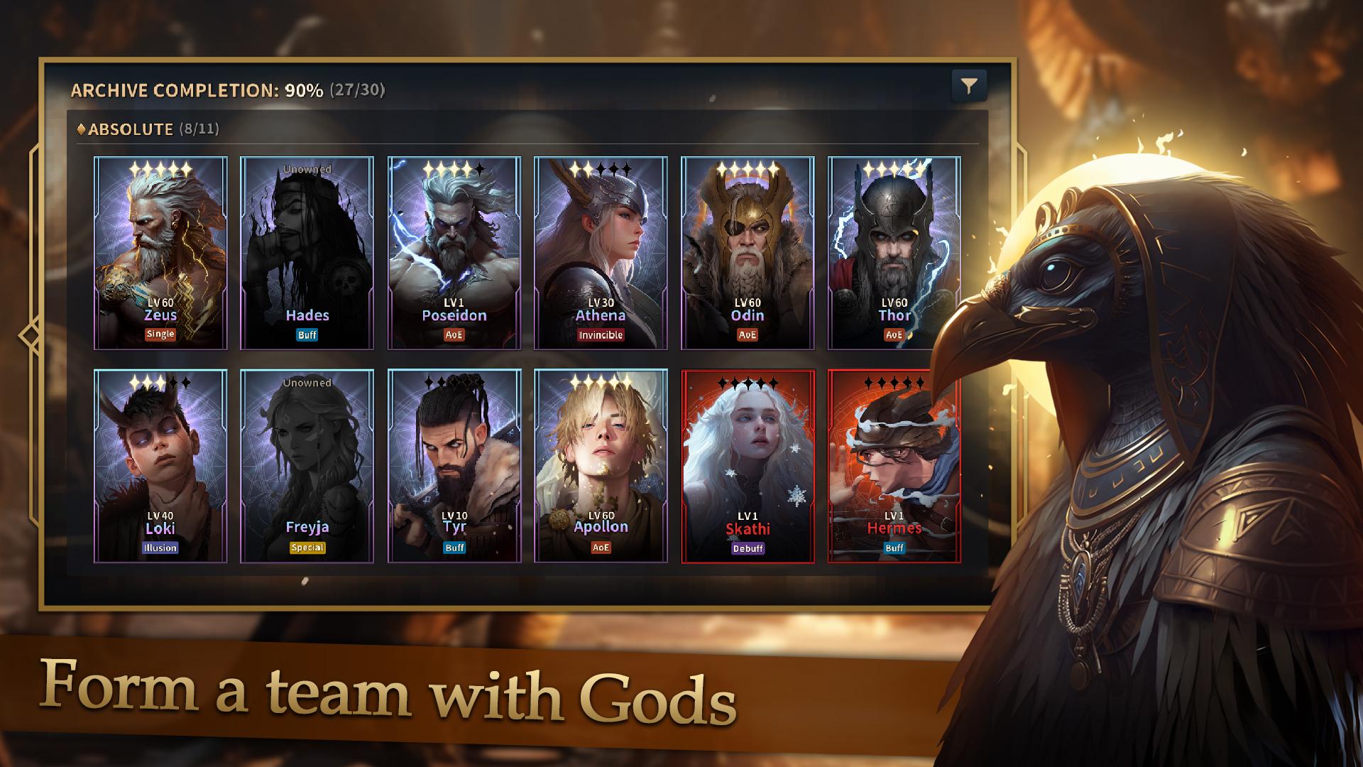 Download GODS RAID : Team Battle RPG android on PC