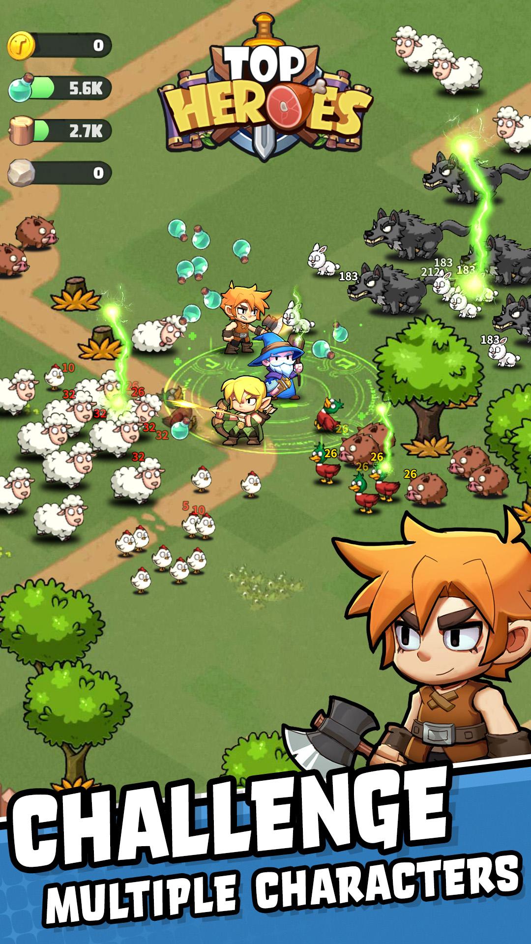 Download TopHeroes android on PC