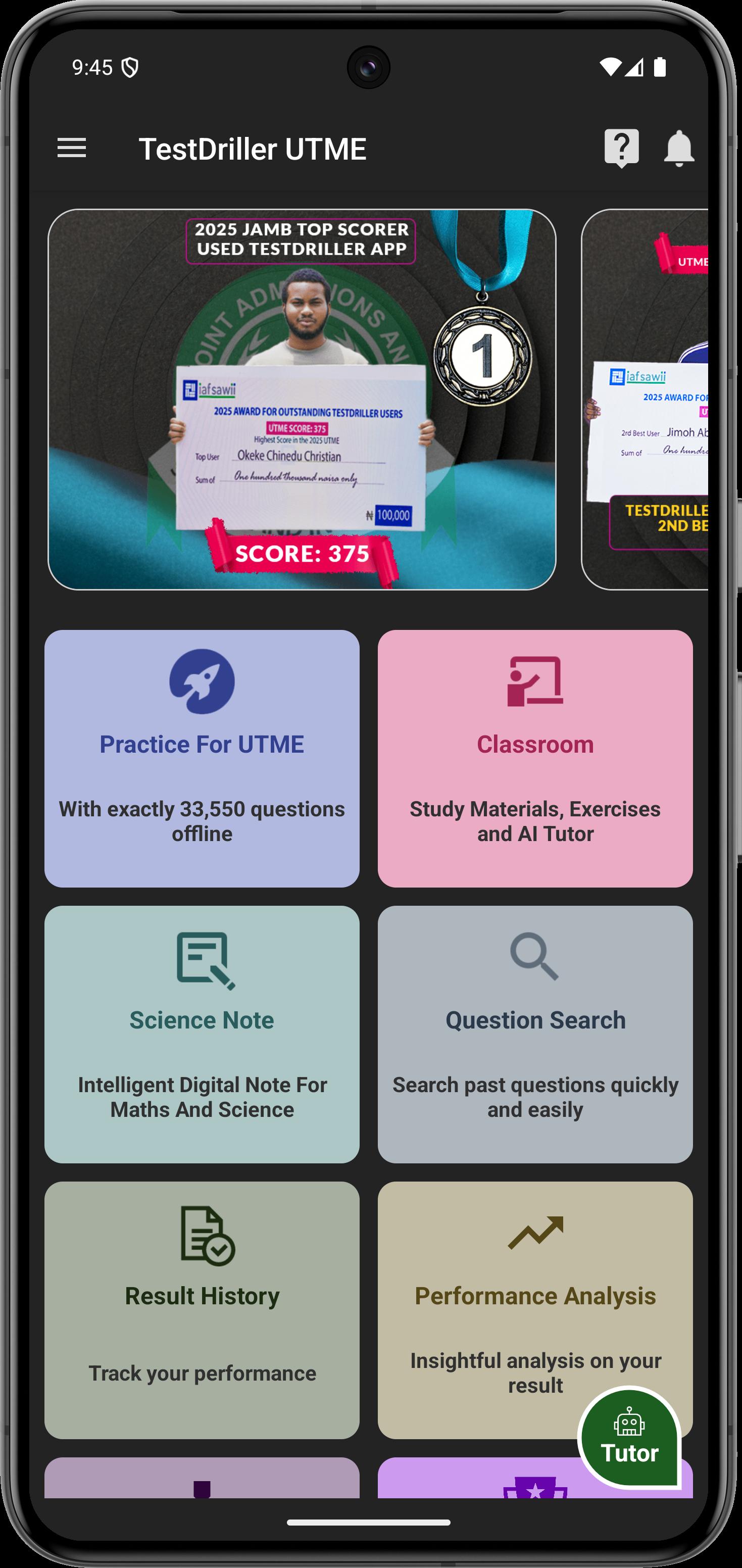 Download TestDriller JAMB CBT 2026 android on PC