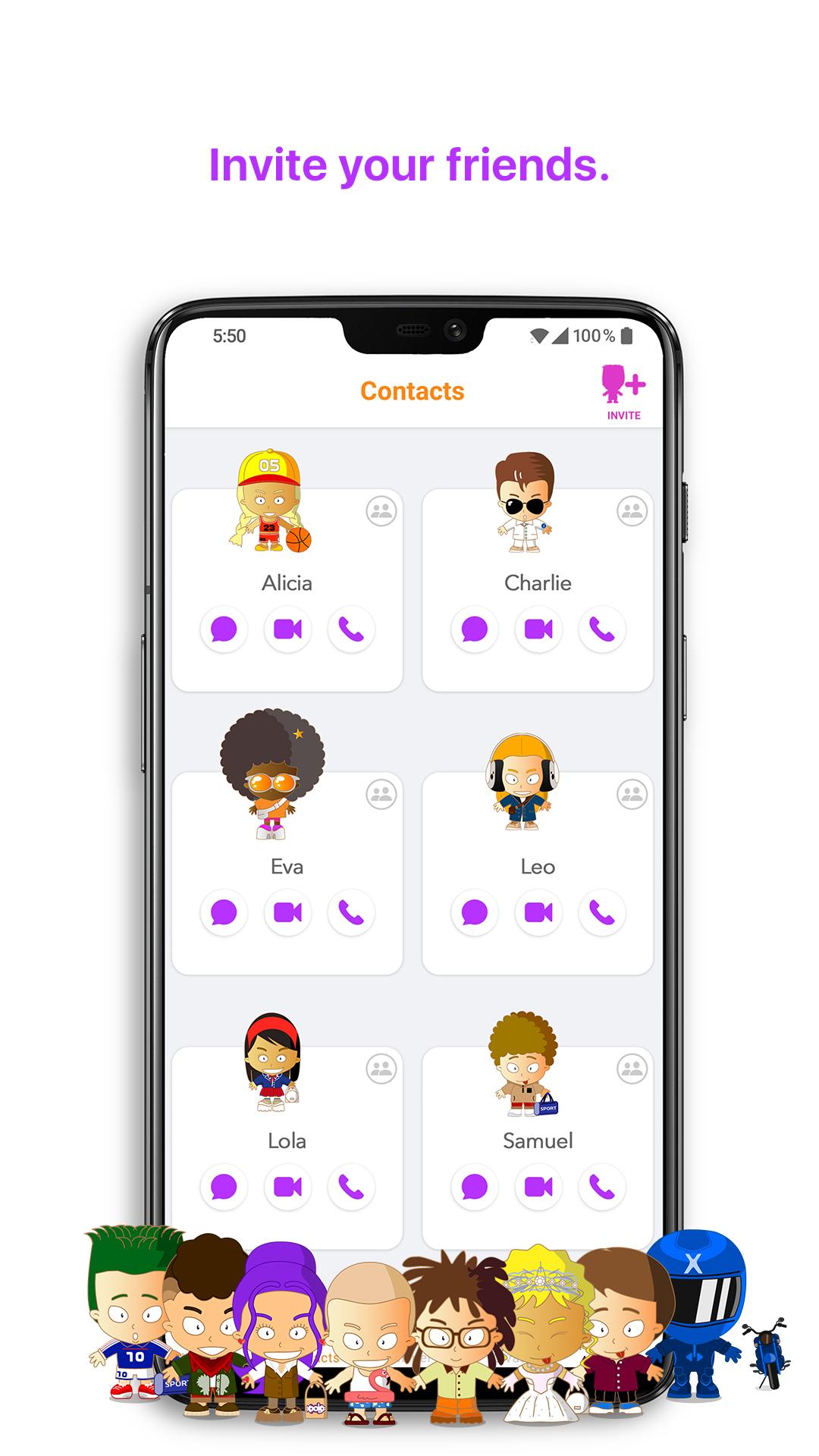 Download Xooloo - Messenger for Kids android on PC