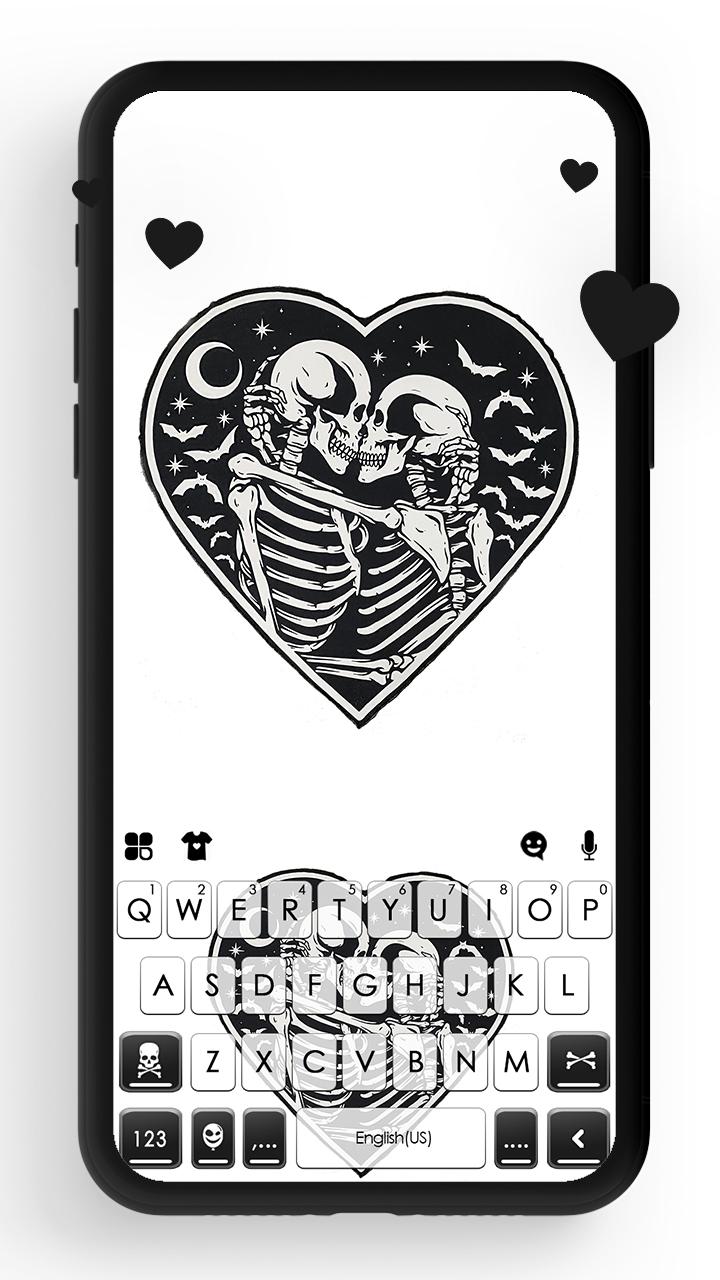 Descargar Skull Love Heart Keyboard Back en PC | GameLoop Oficial