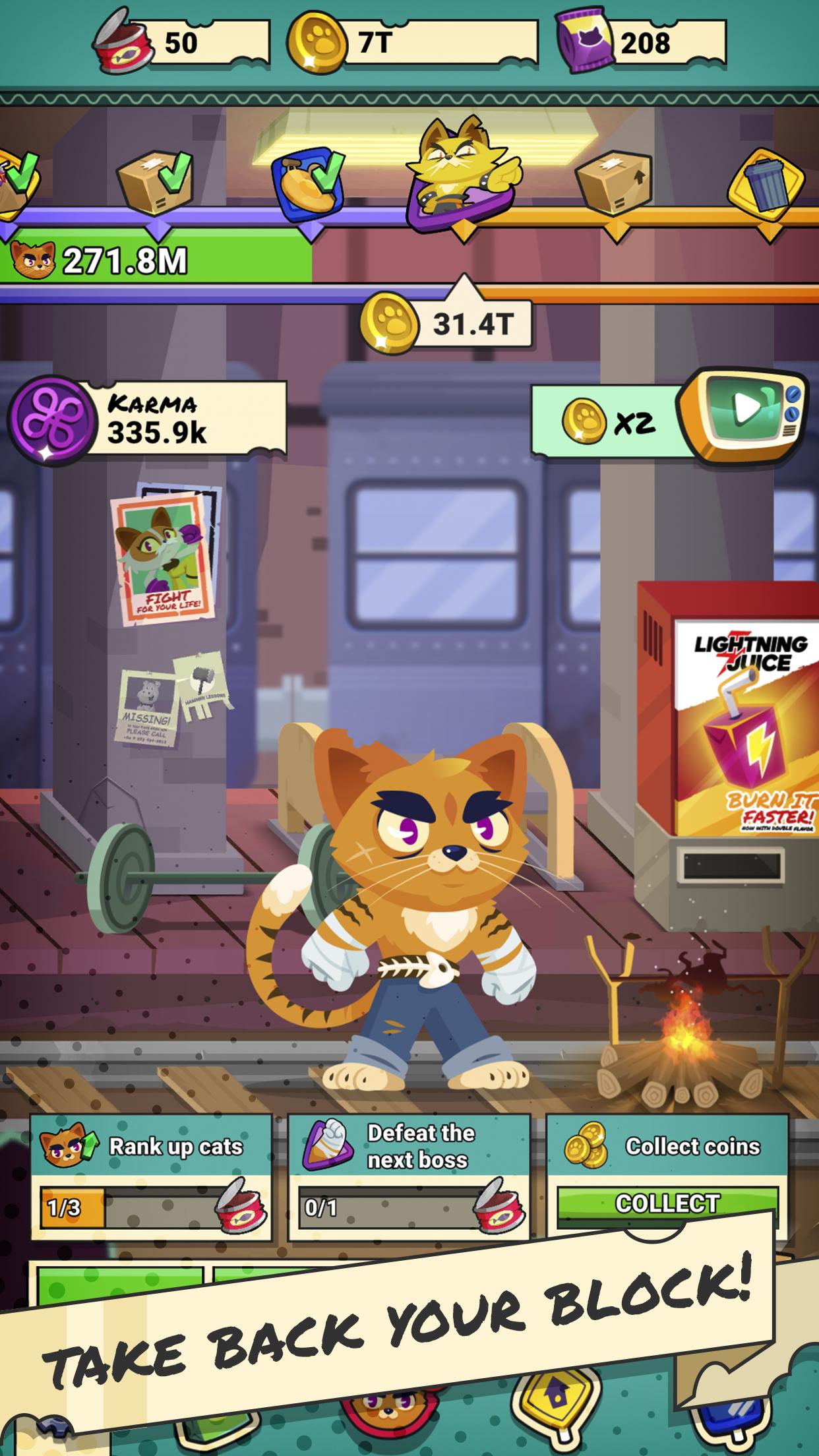 在電腦上下載Fist of Furry - Idle Cat Mafia | GameLoop官方網站
