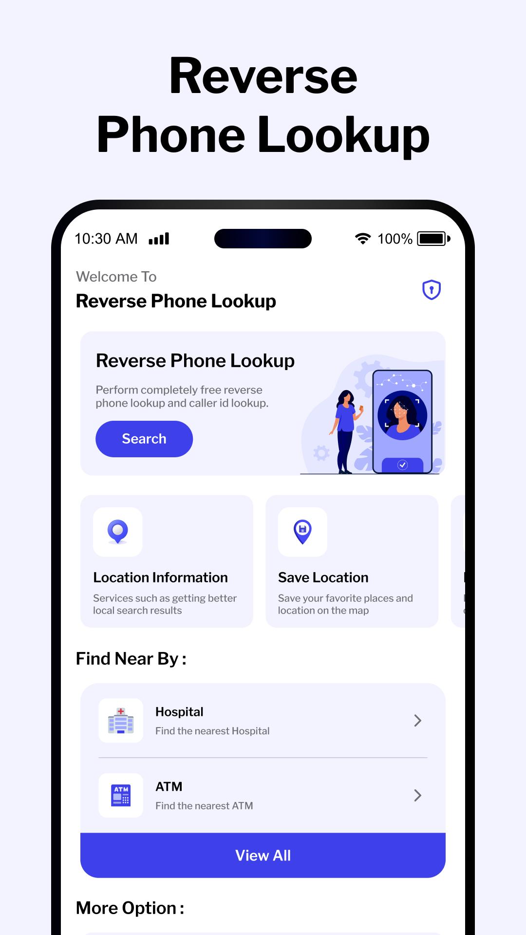 Download Reverse Phone Lookup android on PC