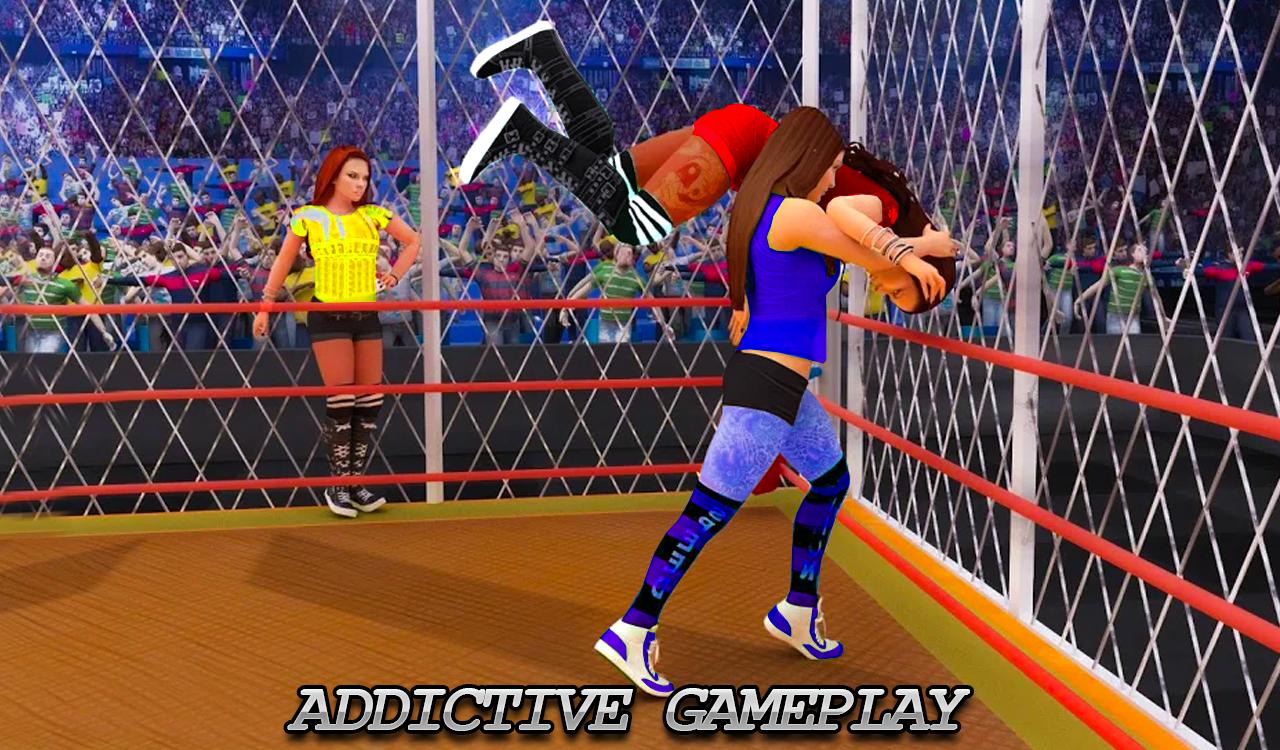 Download Women Fighting:-Girls Wrestling Championship 2019 android on PC