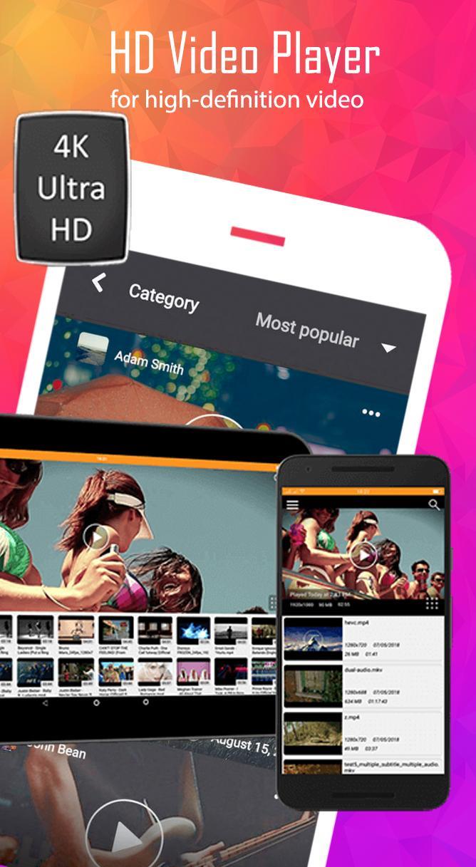 Download HD Video Player For All Format Music Player android on PC