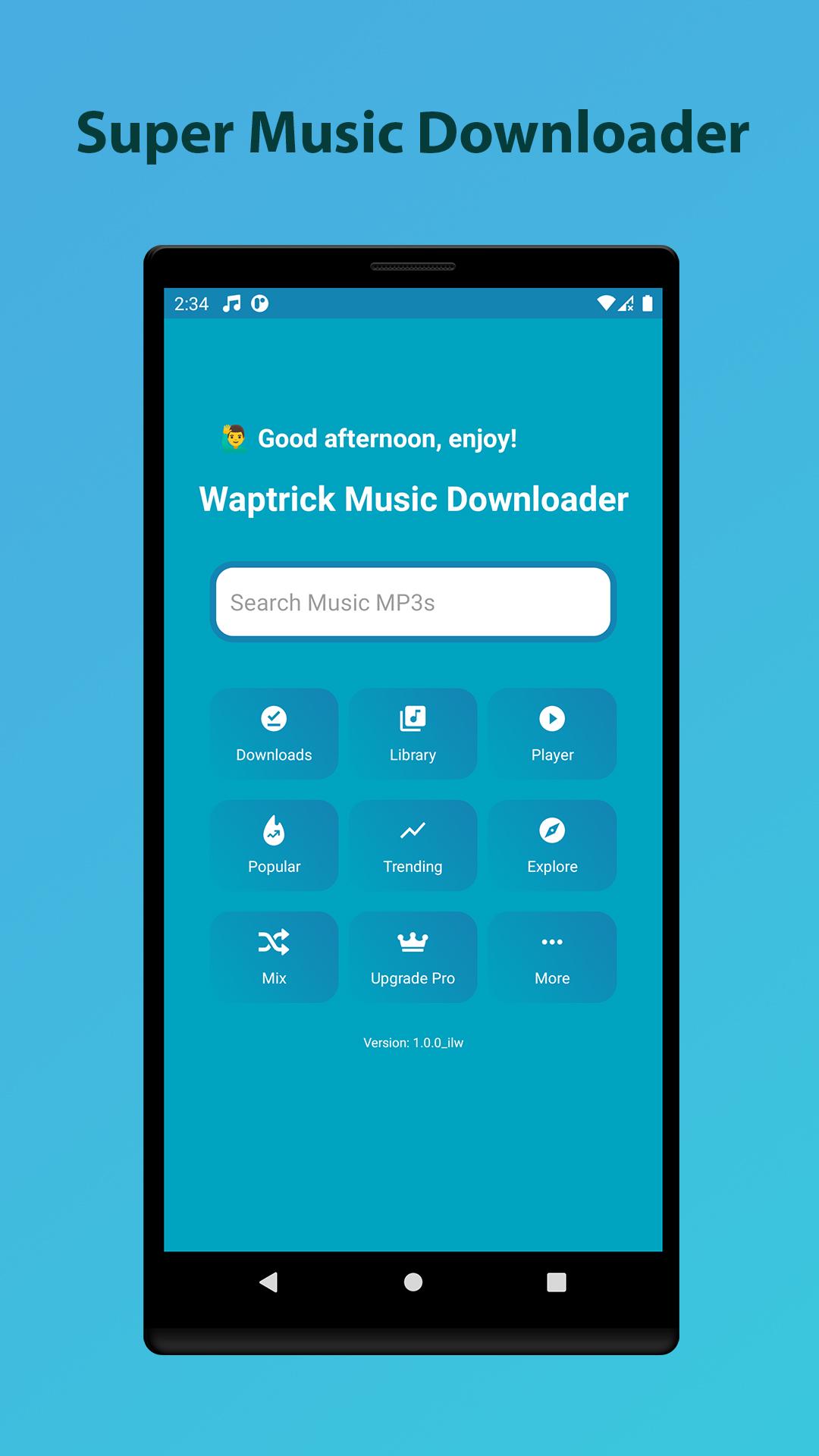 Download Waptrick Music Downloader android on PC