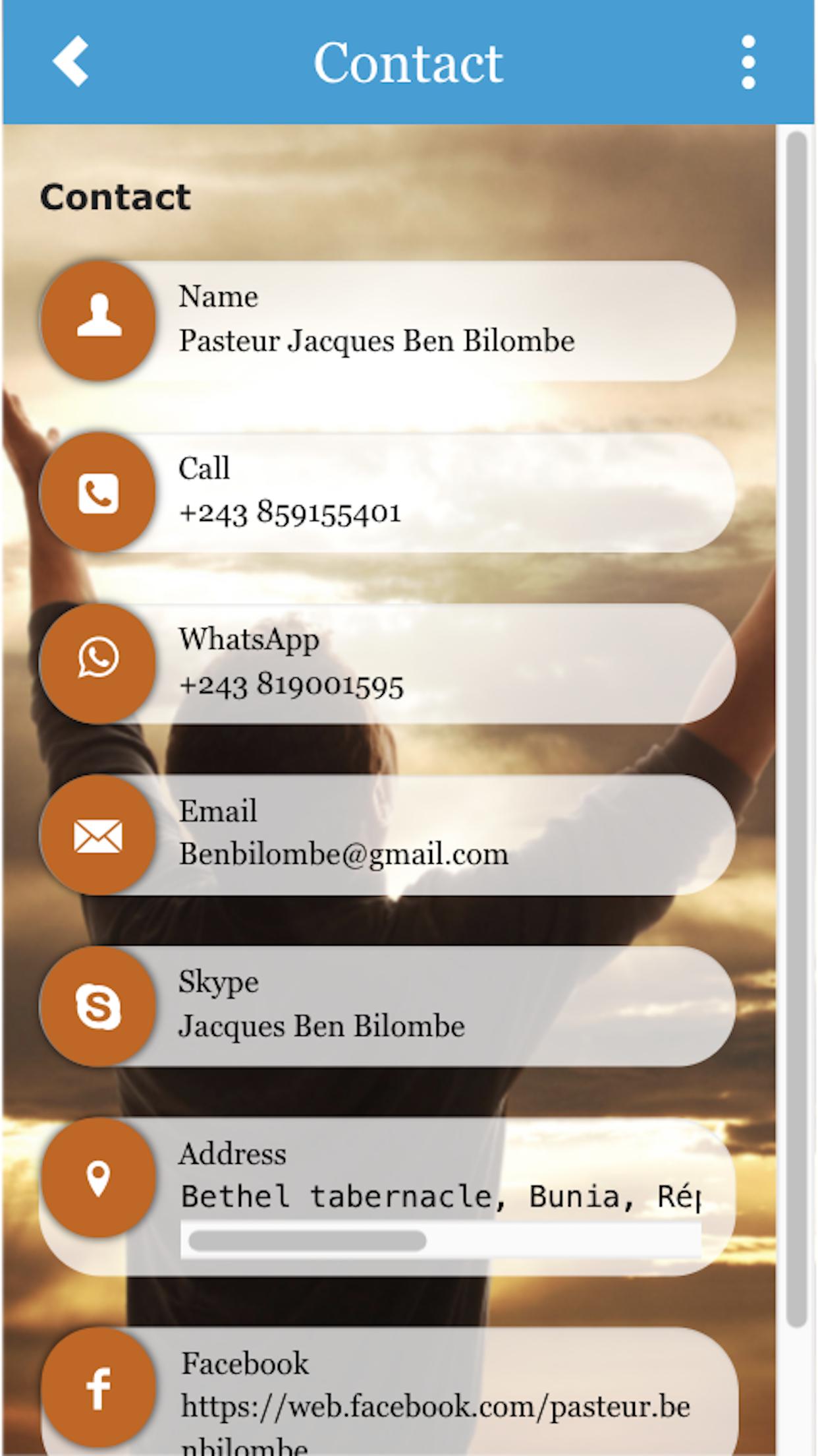 Download Pasteur Jacques Ben Bilombe android on PC