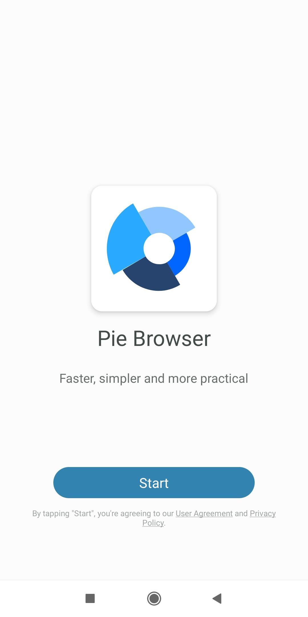 Download Pie Browser android on PC